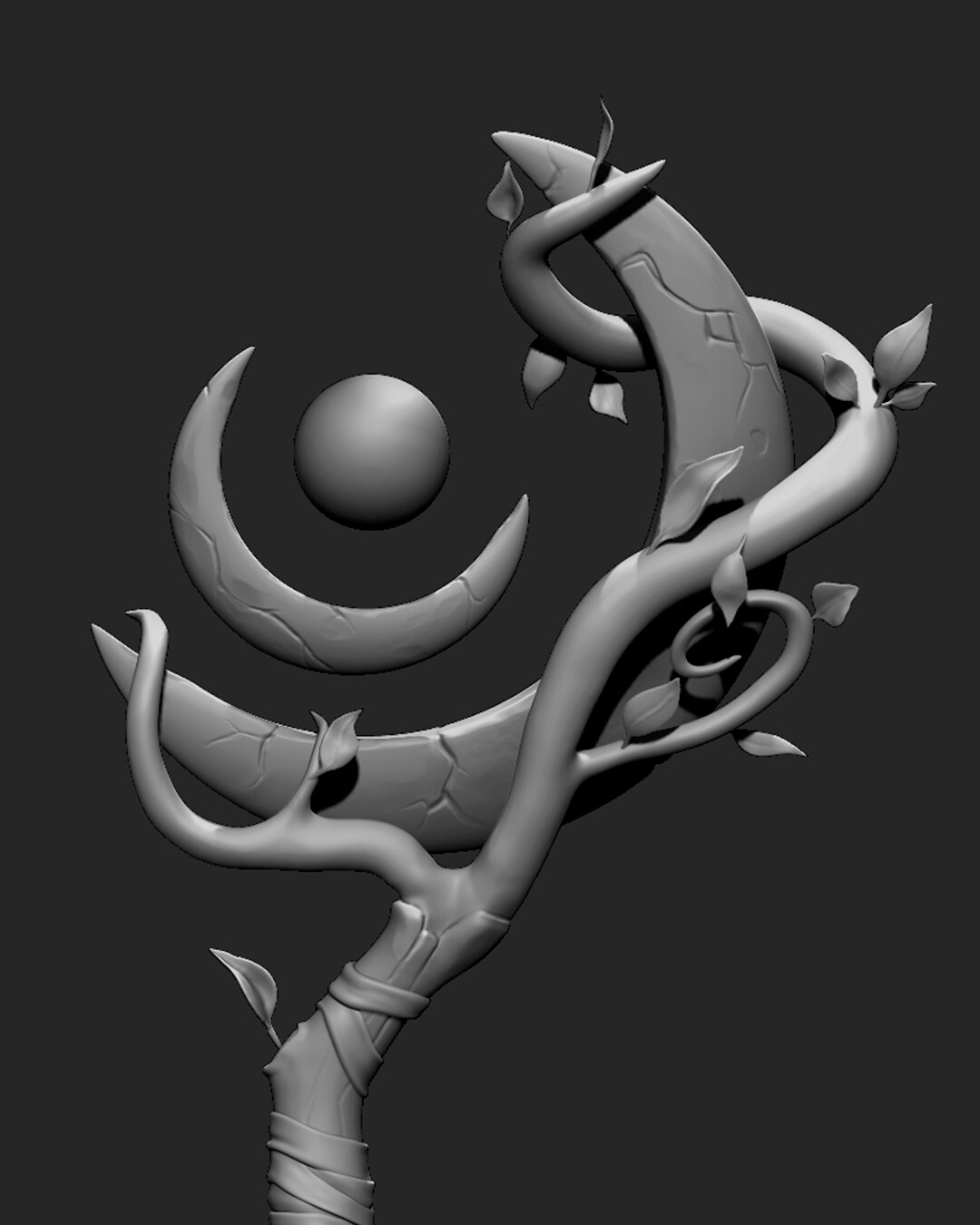 ArtStation - Druid staff