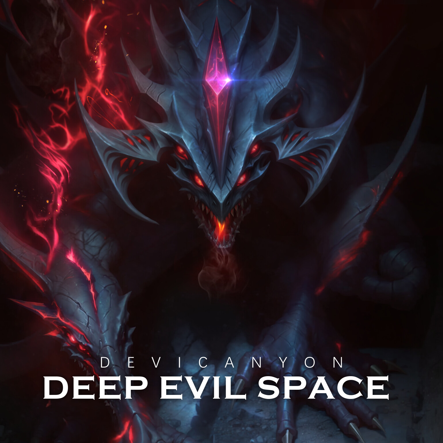 ArtStation - 2D+AI practice 2023 deep evil