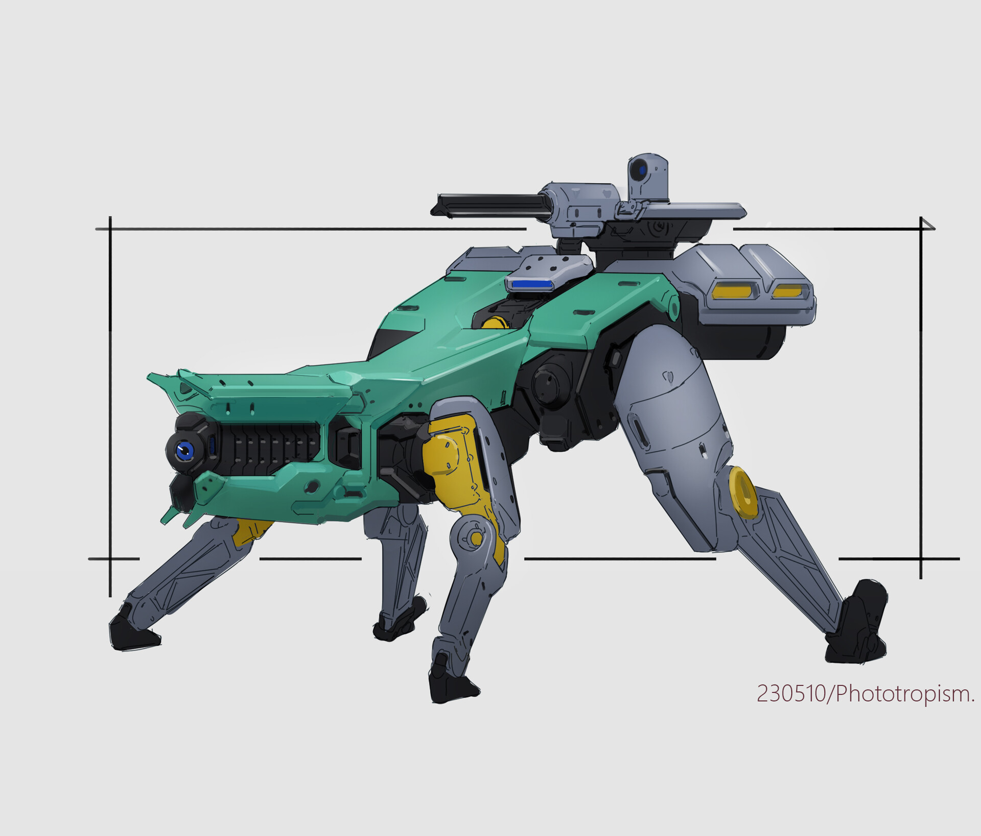 ArtStation - Quadruped Robot