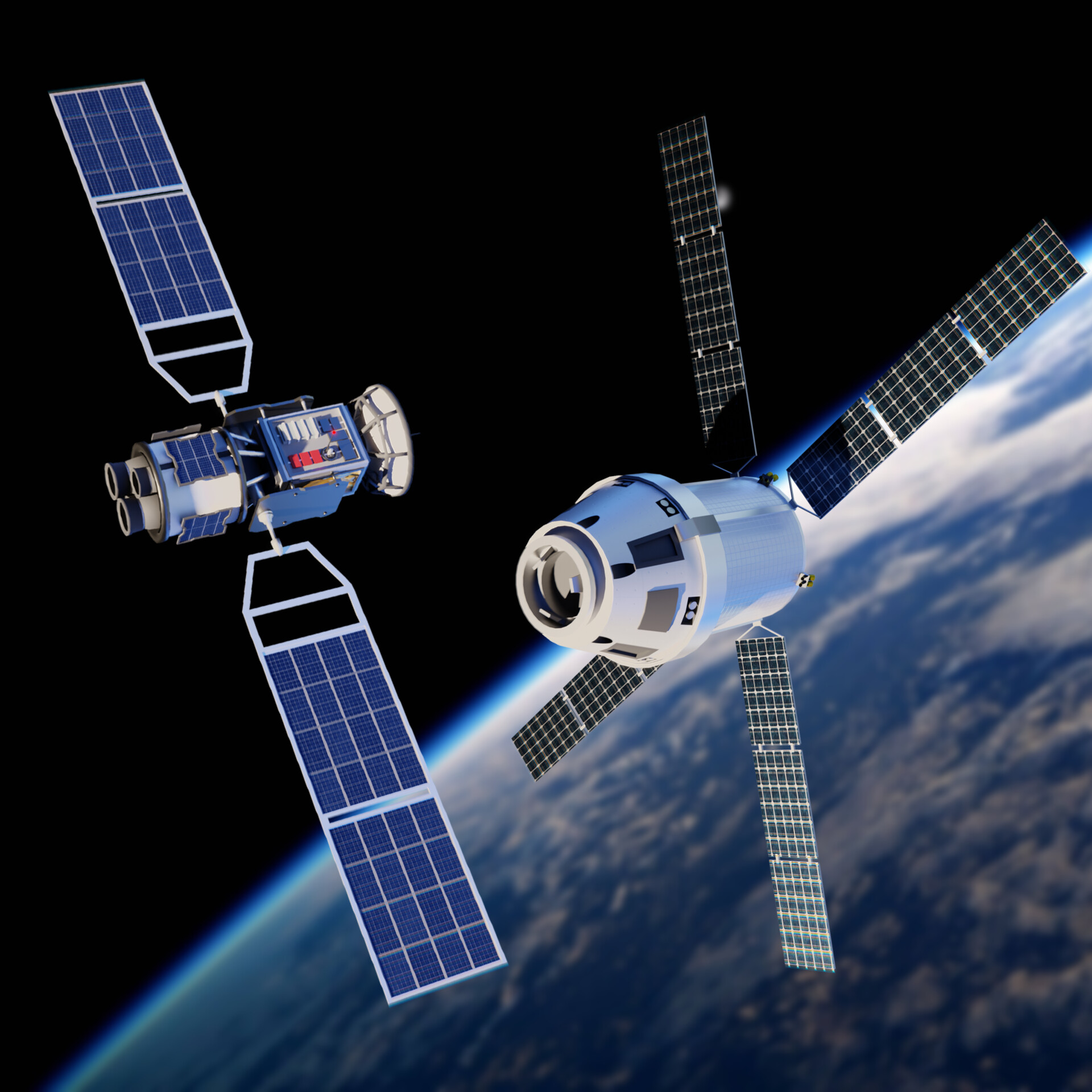 ArtStation - Space Satellites