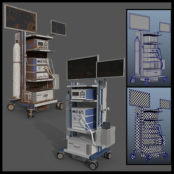 ArtStation - Hospital Equipment Machine