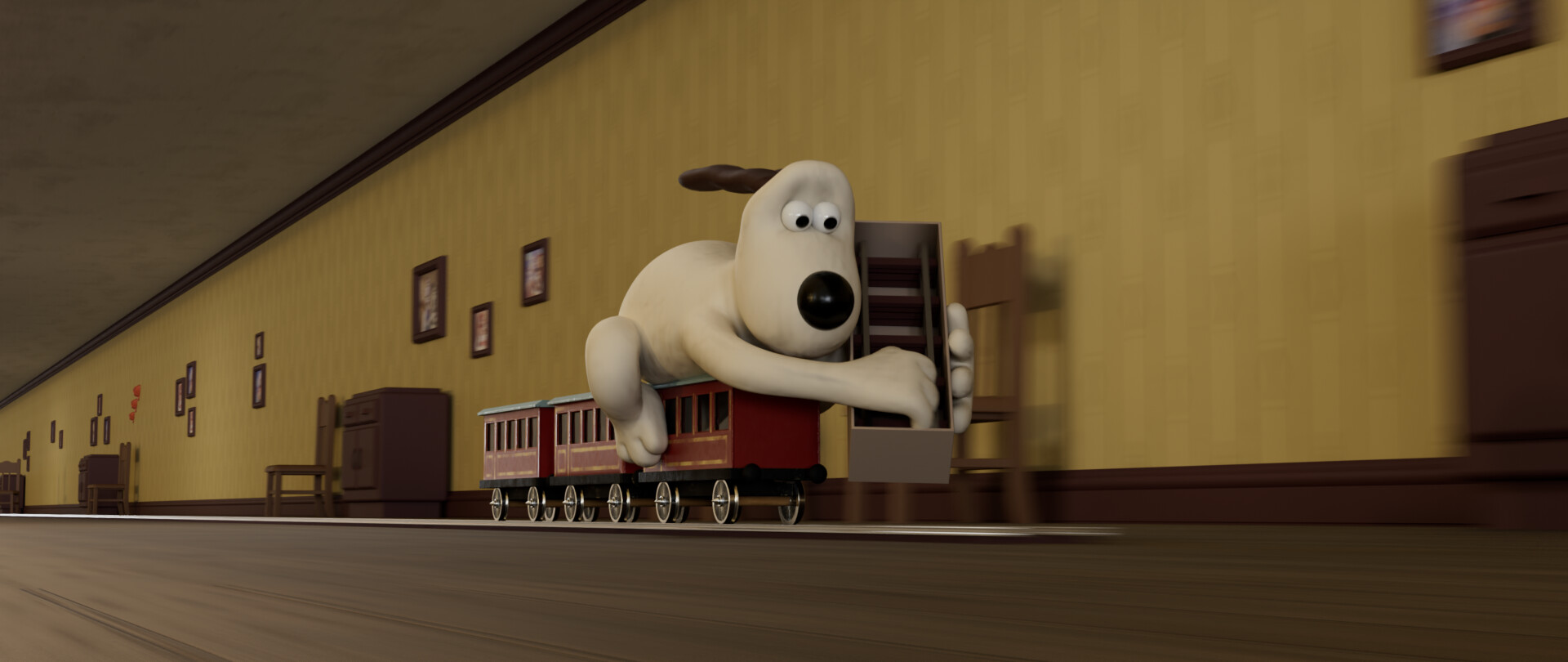 ArtStation - Endless Engines - Gromit's Train