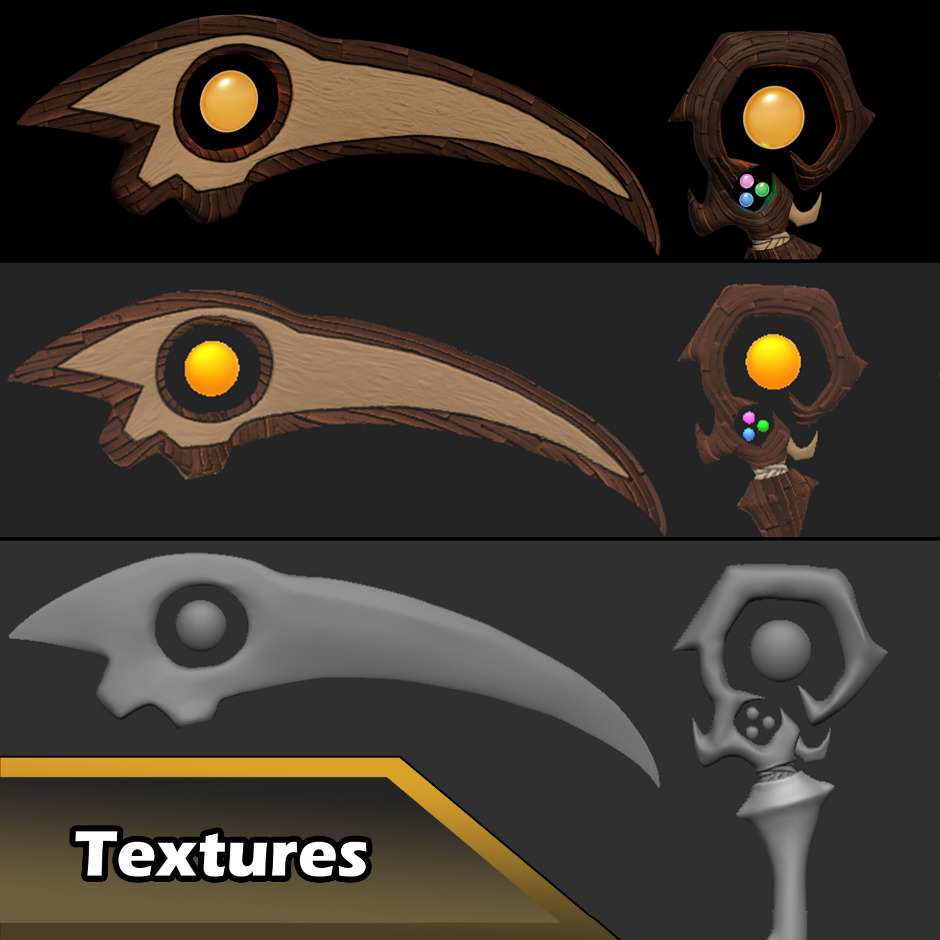 Alan Braxton - Zamir's Staff - Art Pipeline