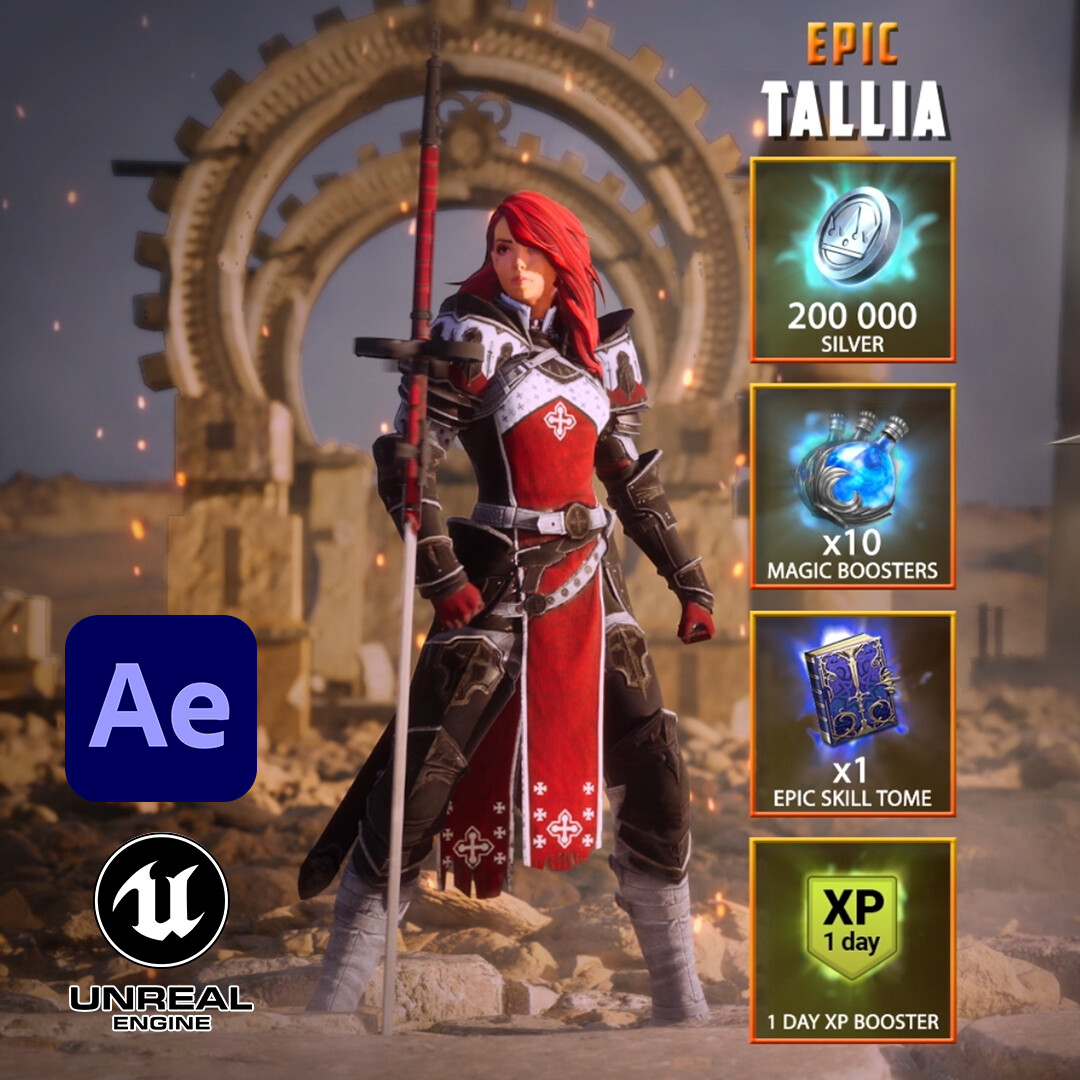 ArtStation - Tallia - Hero Introduction