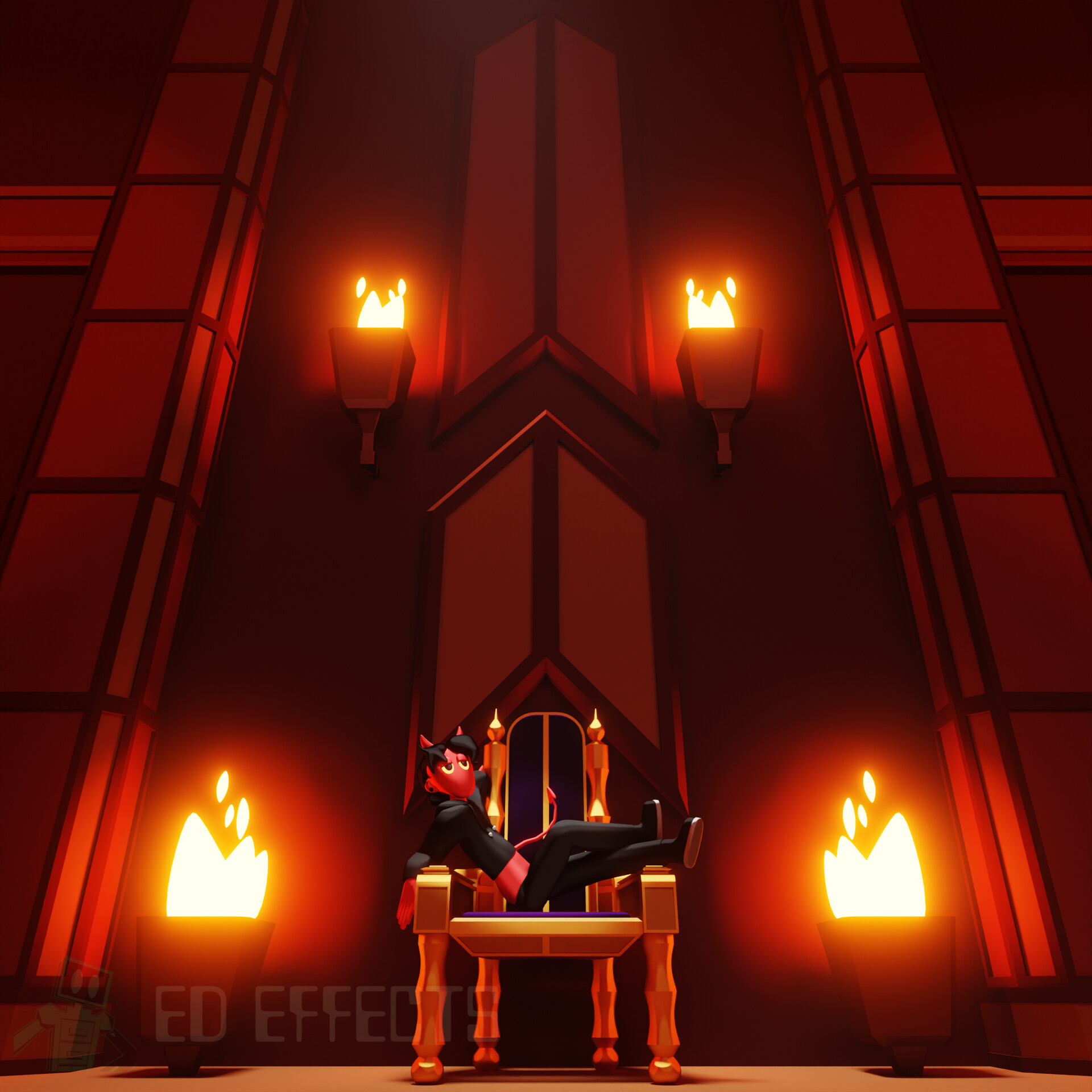 ArtStation - Devil's Throne Room
