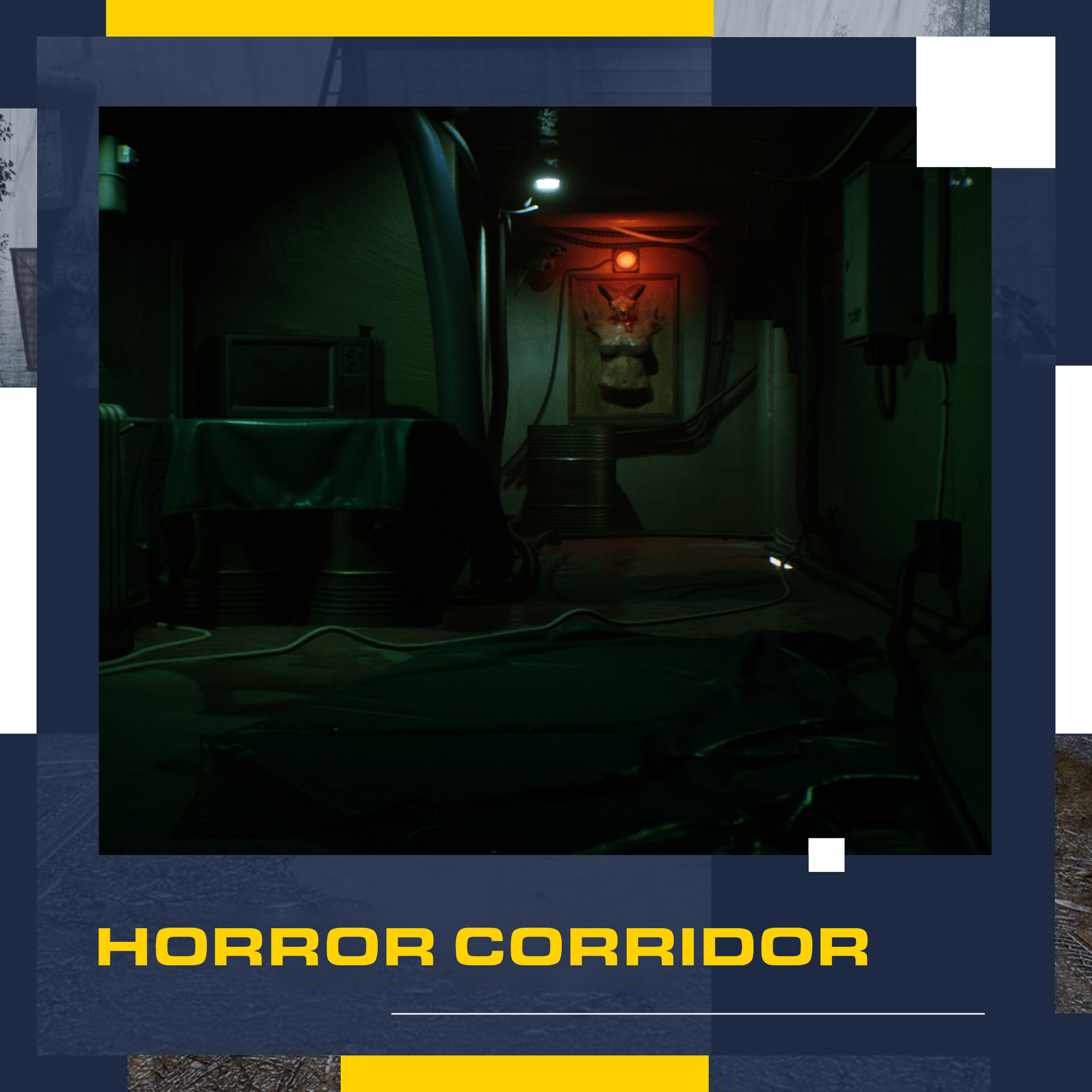 ArtStation - UE4.26 Horror Corridor (for AAA Games)
