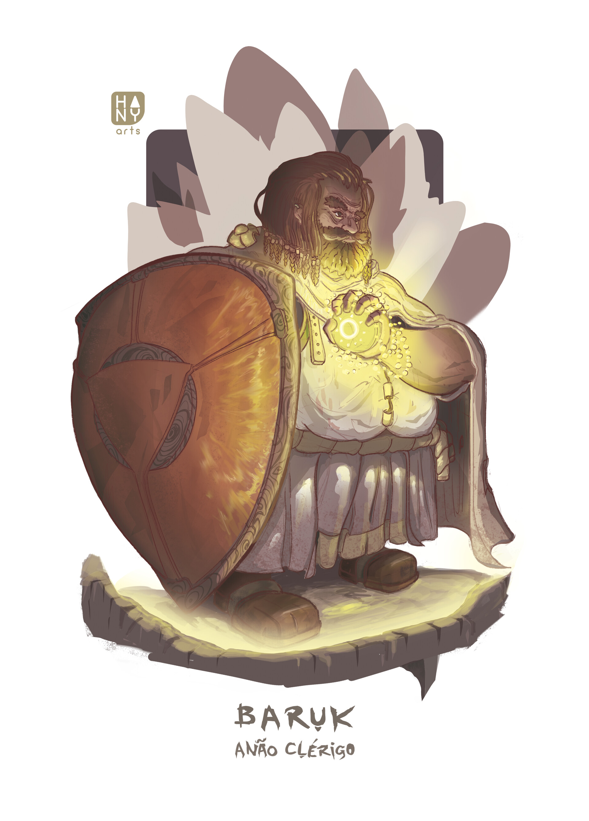 ArtStation - BARUK - Cleric Dwarf - RPG Character