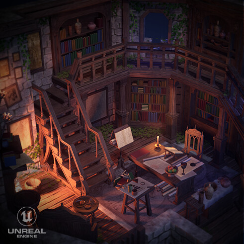 ArtStation - King Anheg's Study
