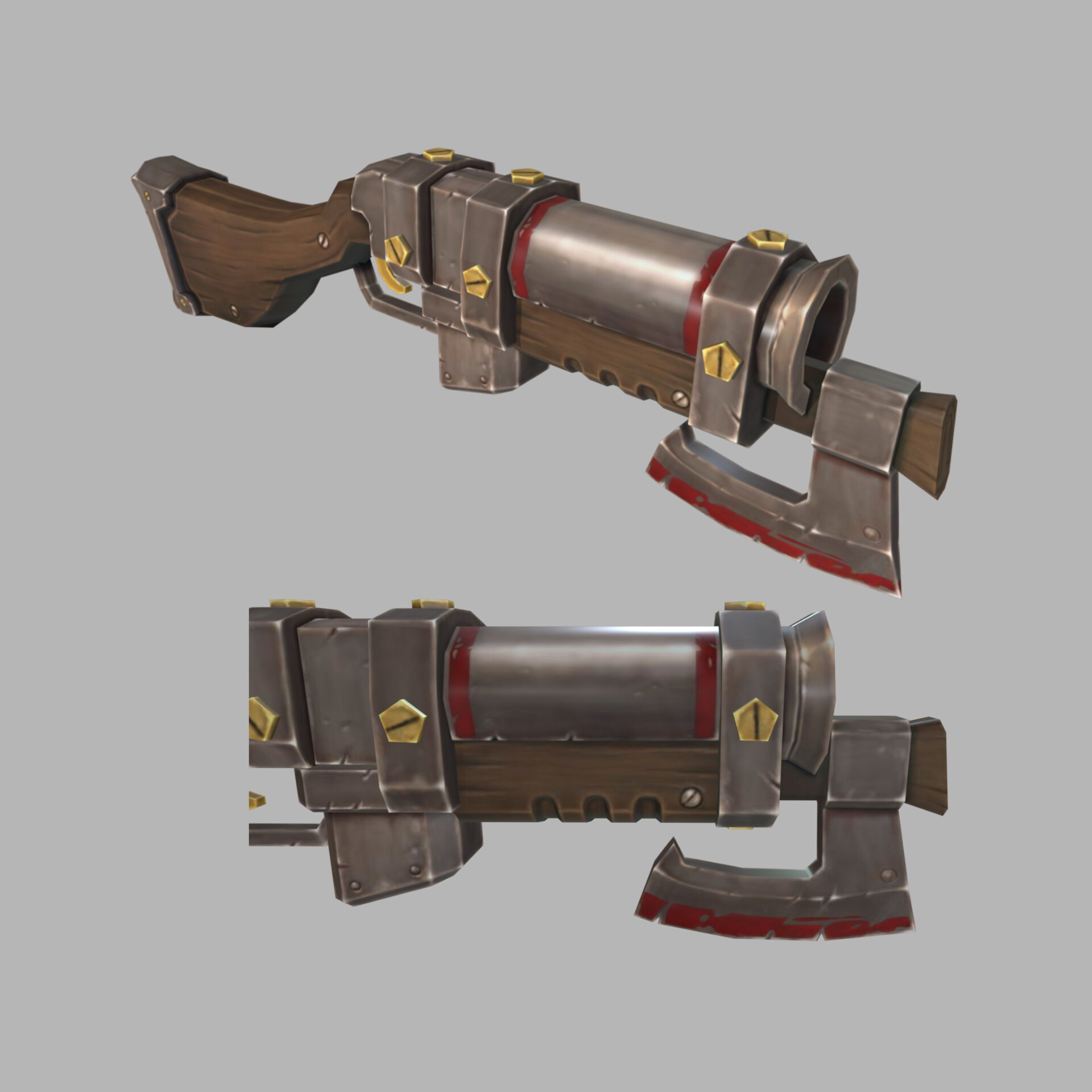 ArtStation - Stylized Gun 3D Model
