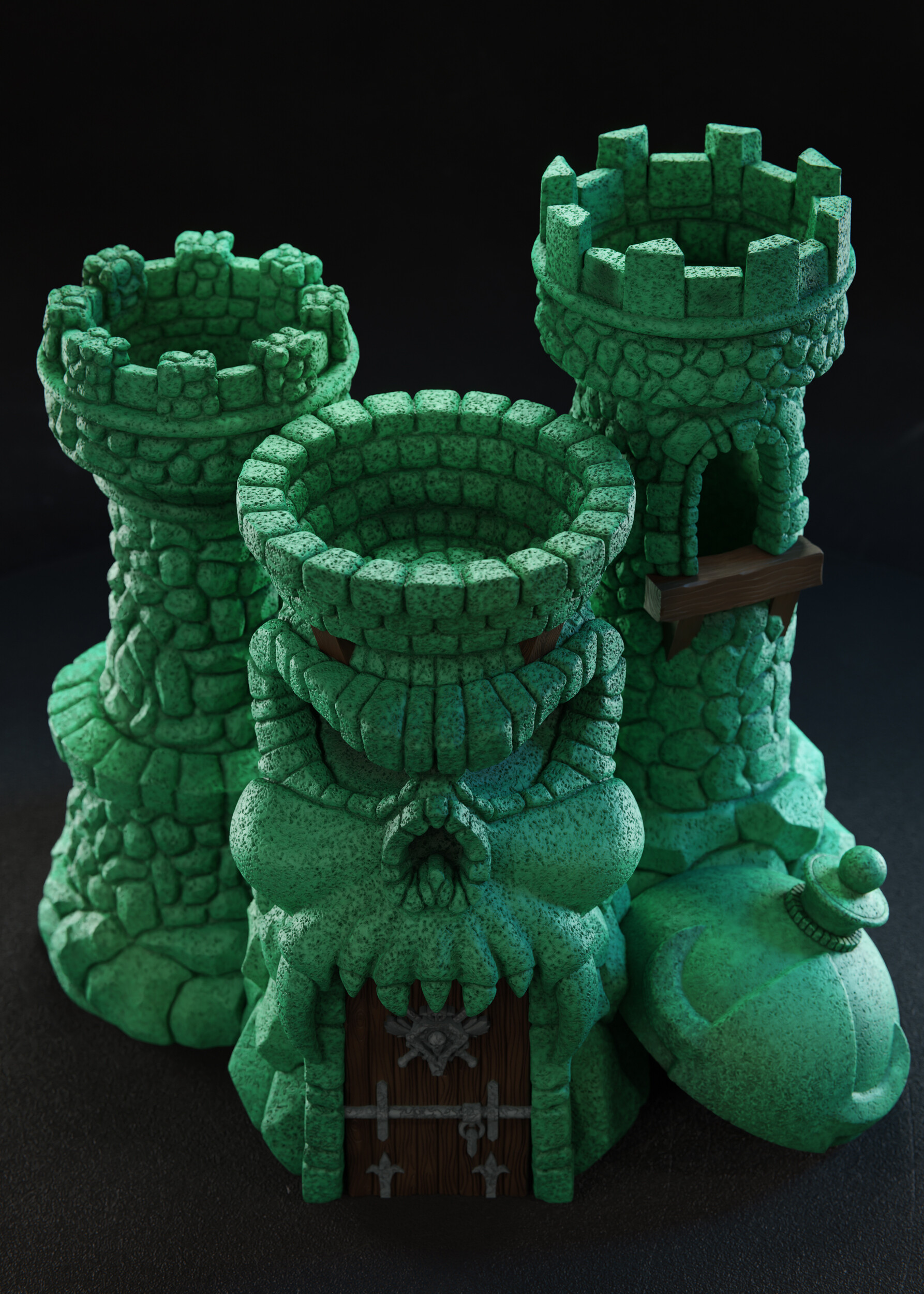 ArtStation - Masters of the Universe Castle Grayskull Pen Holder