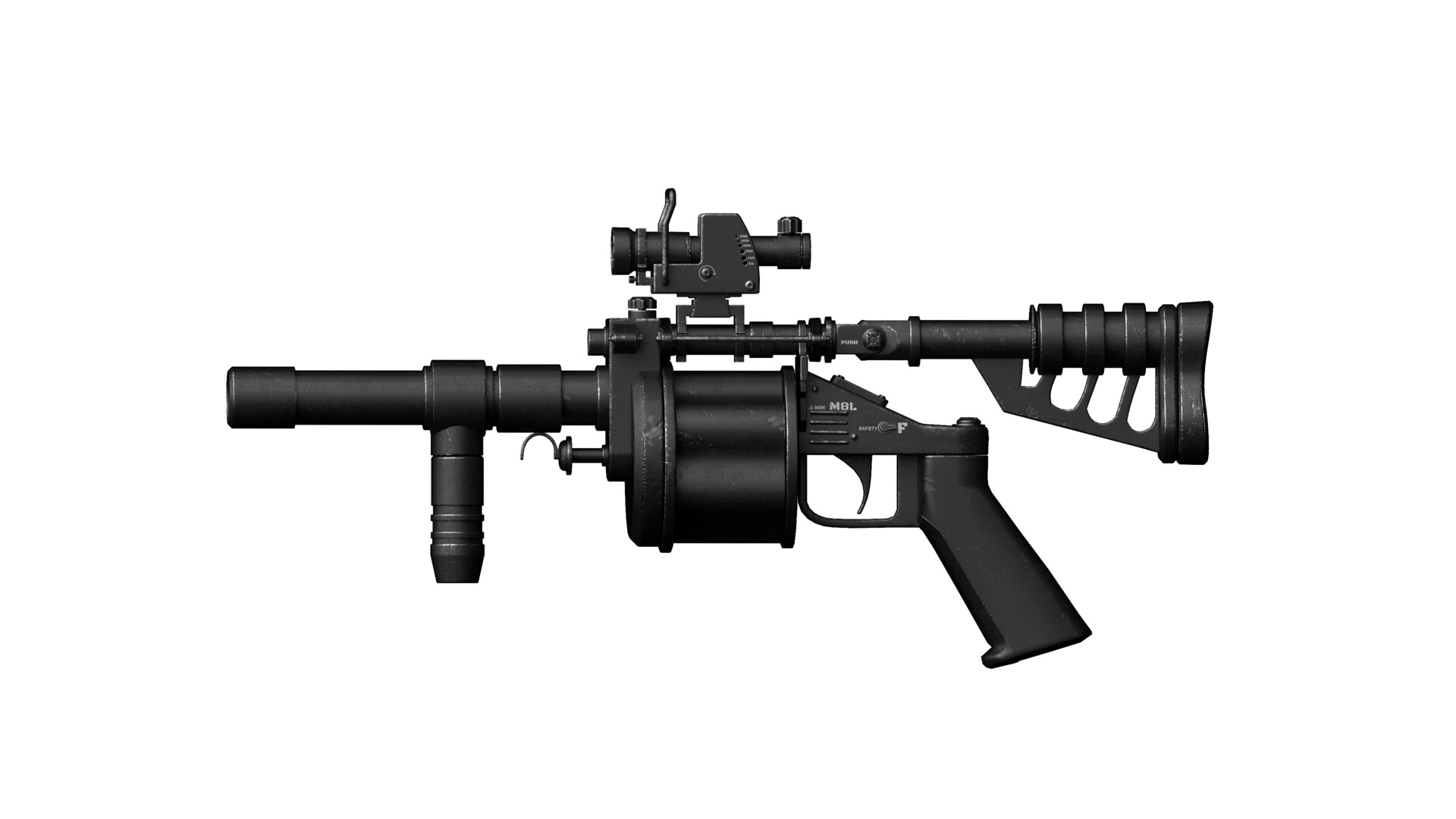 ArtStation - Weapon grenade launcher