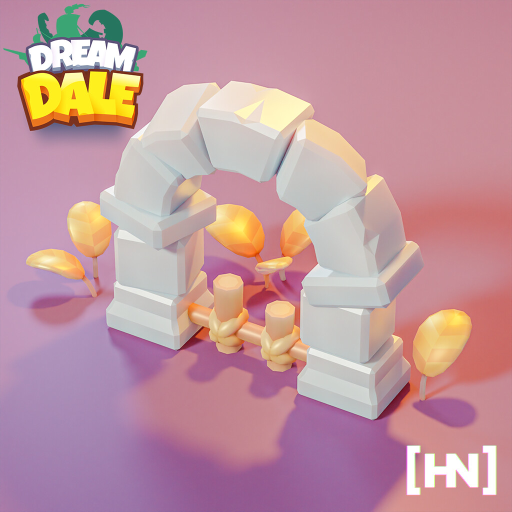 ArtStation - Dreamdale - World props