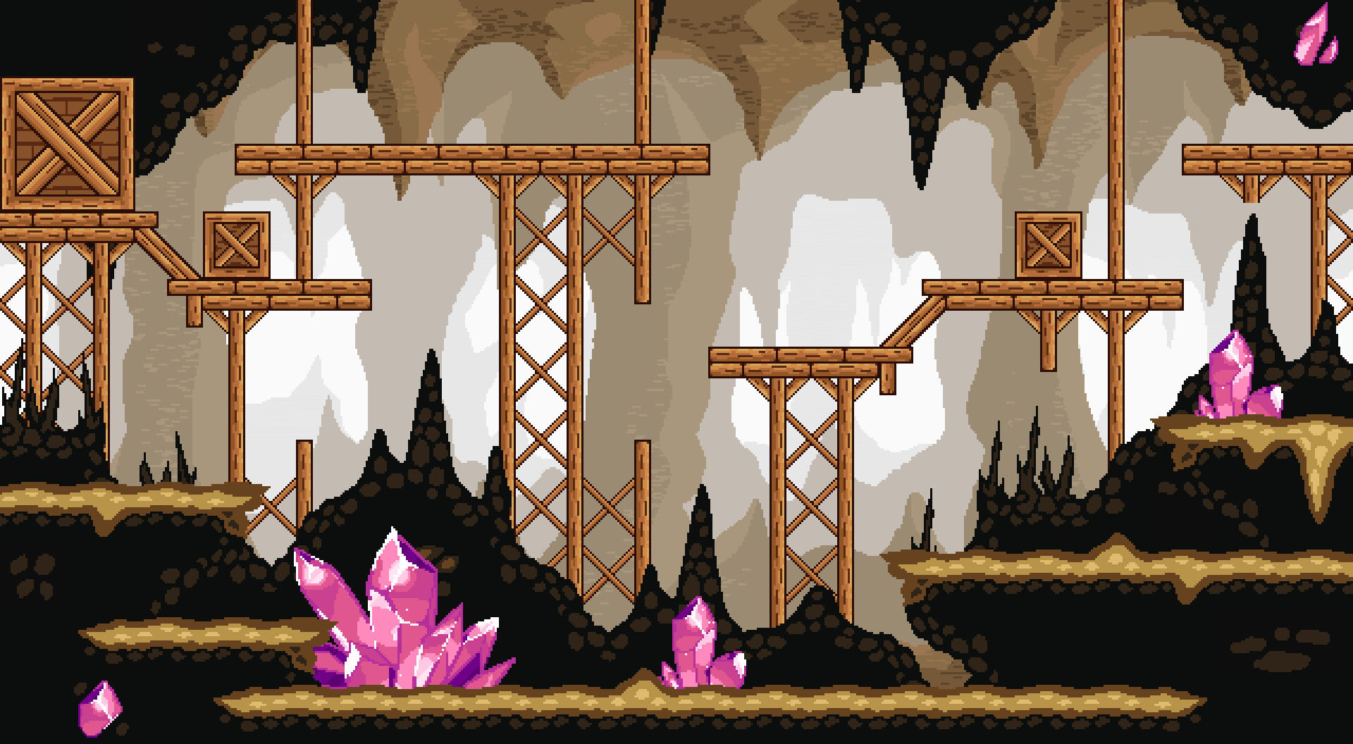 ArtStation - Pixel Art Cave