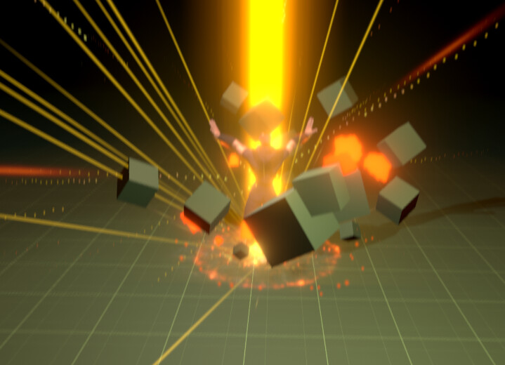 ArtStation - Powerup explosion Made in unity