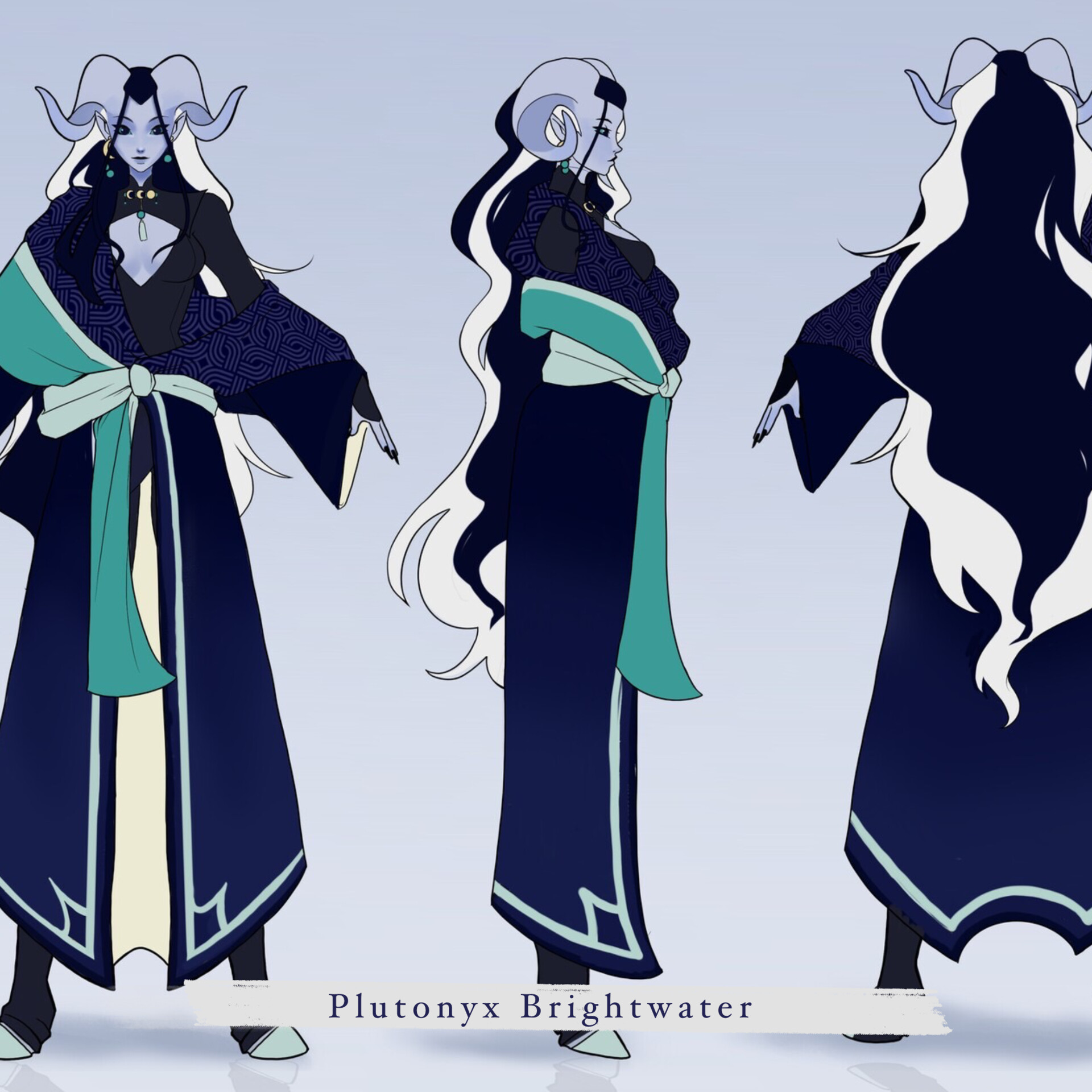 ArtStation - Plutonyx Brightwater - DnD character
