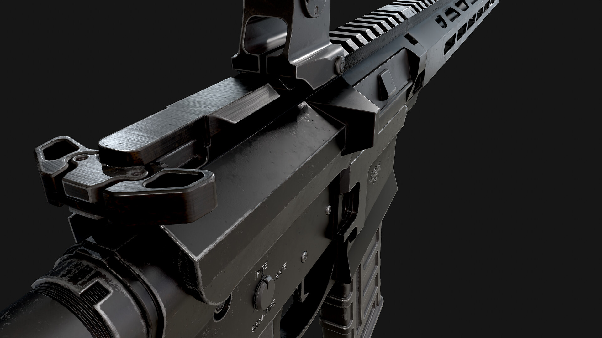 ArtStation - AR-15 Assault Rifle