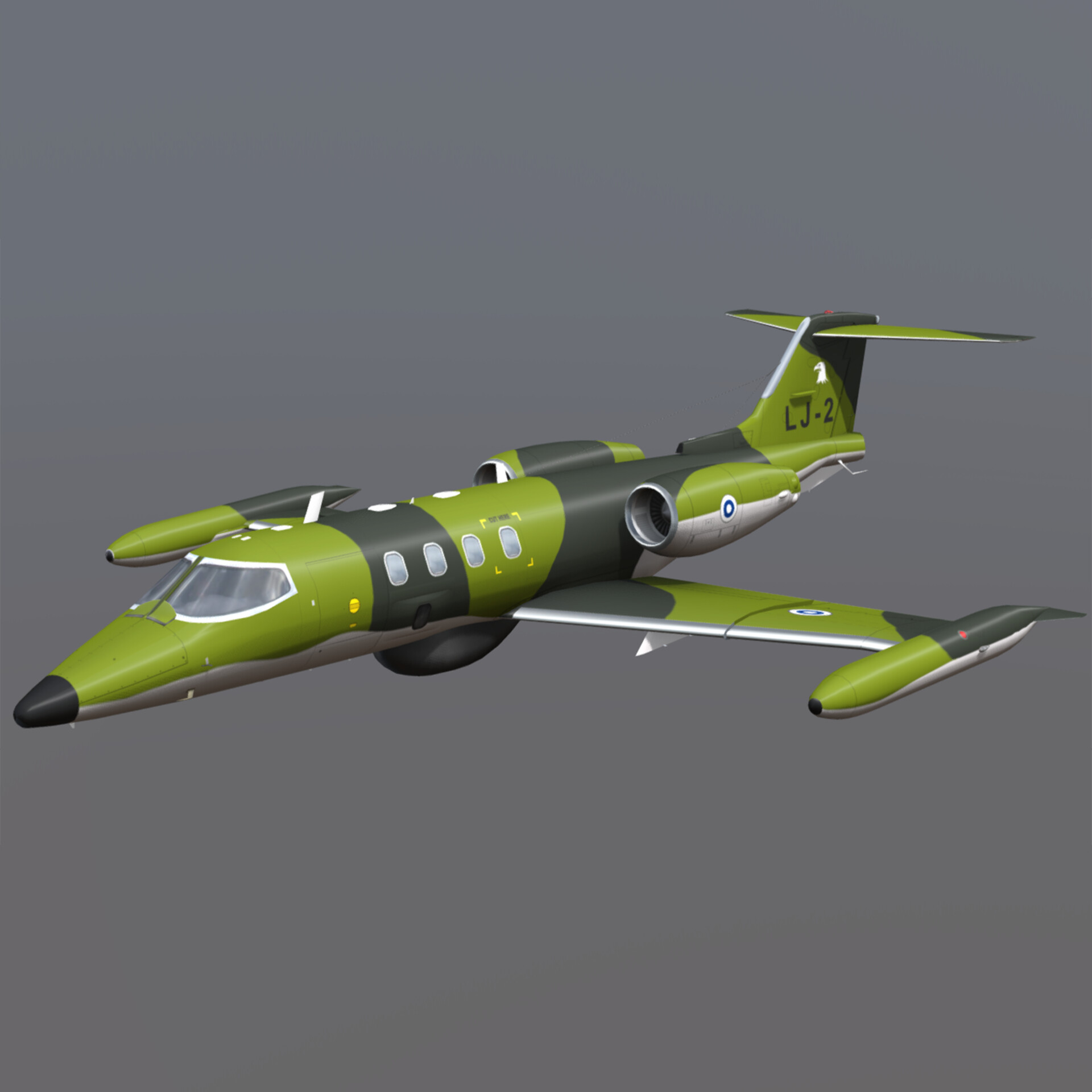 ArtStation - Learjet 35A/S (LJ-2)