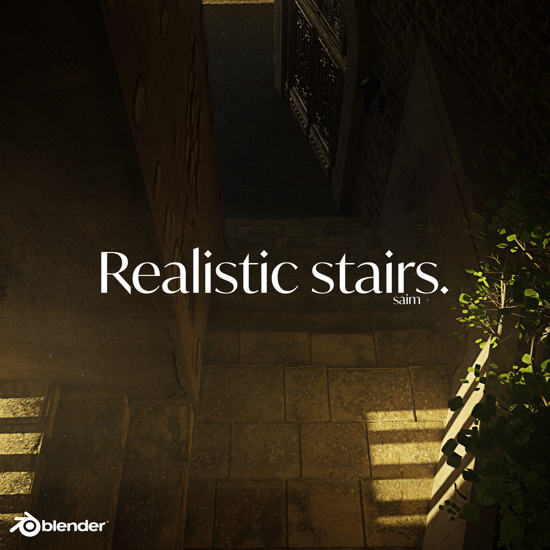 ArtStation - Realistic Staircase.