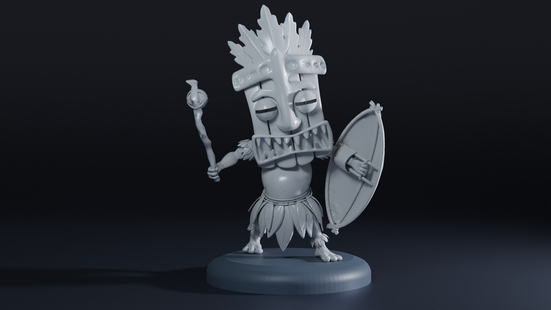 ArtStation - Tiki Warrior