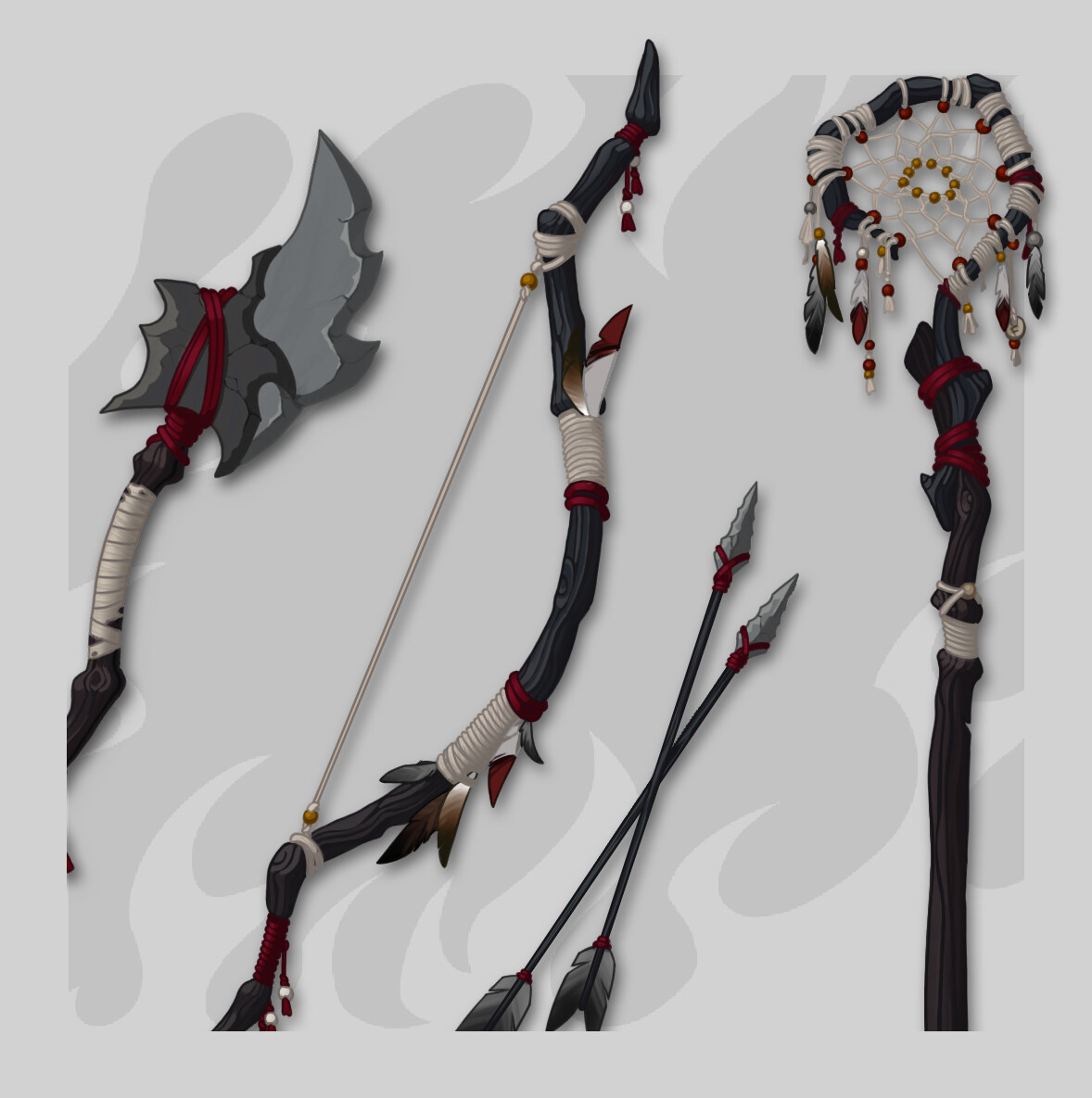 ArtStation - Lonely Traveler | Weapons Set