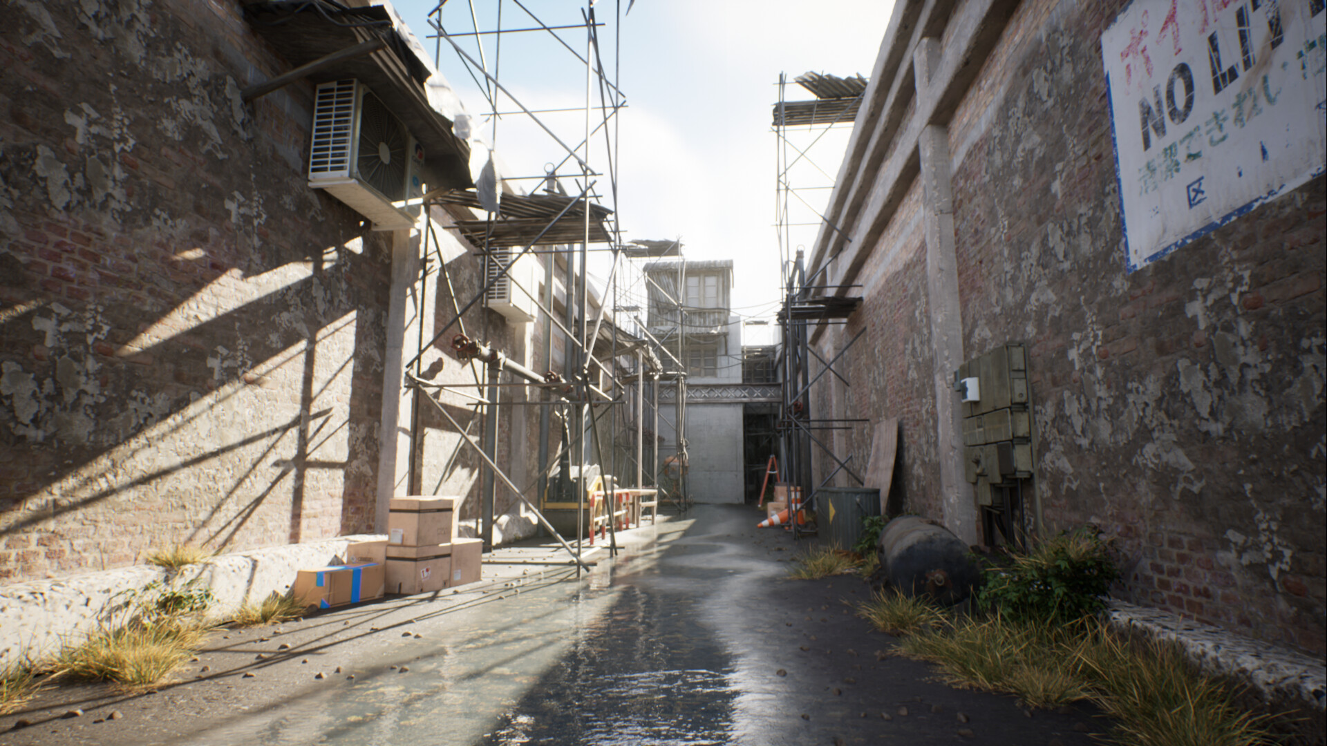 ArtStation - Alley in Unreal Engine