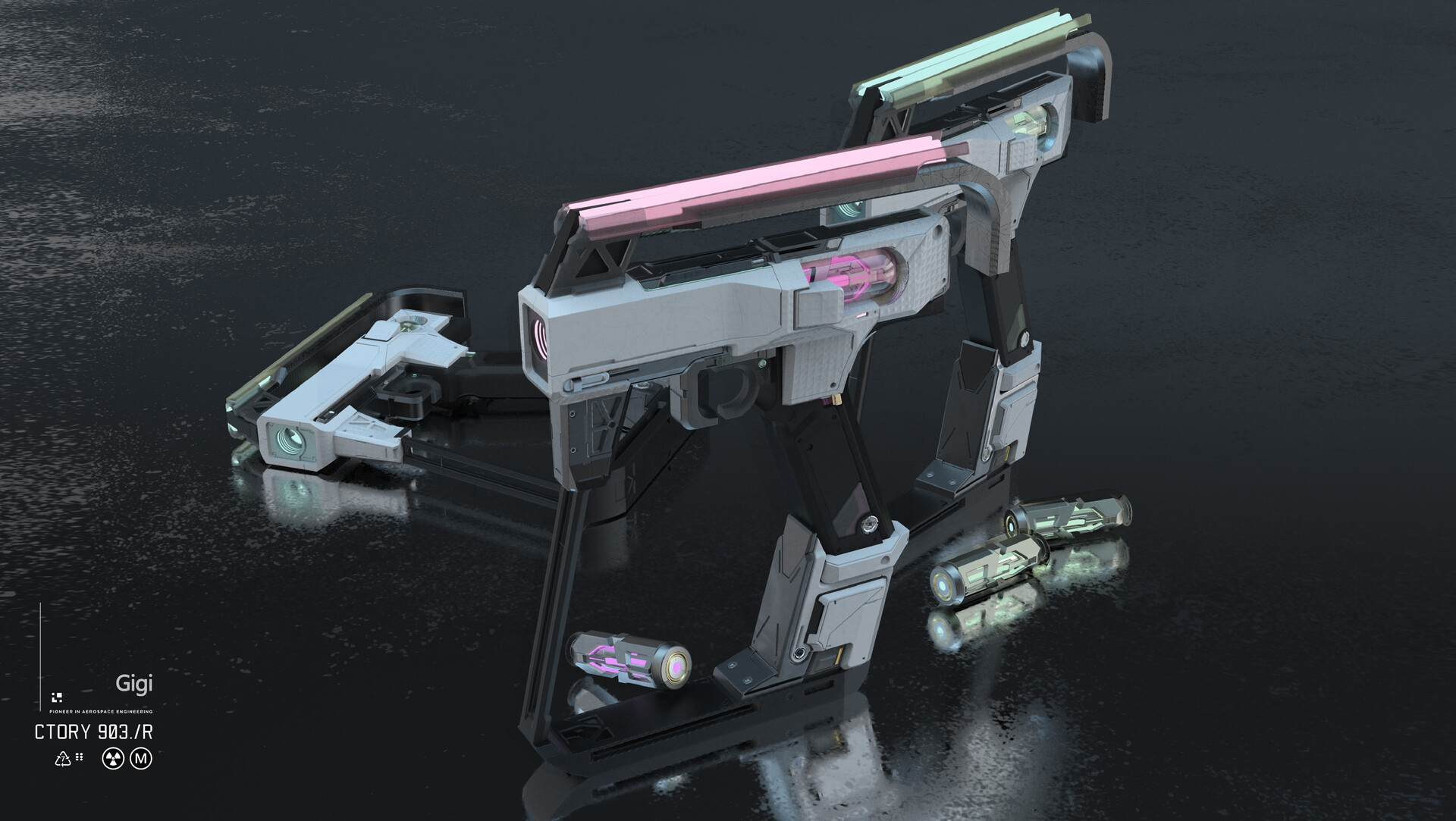 ArtStation - Energy Pistol
