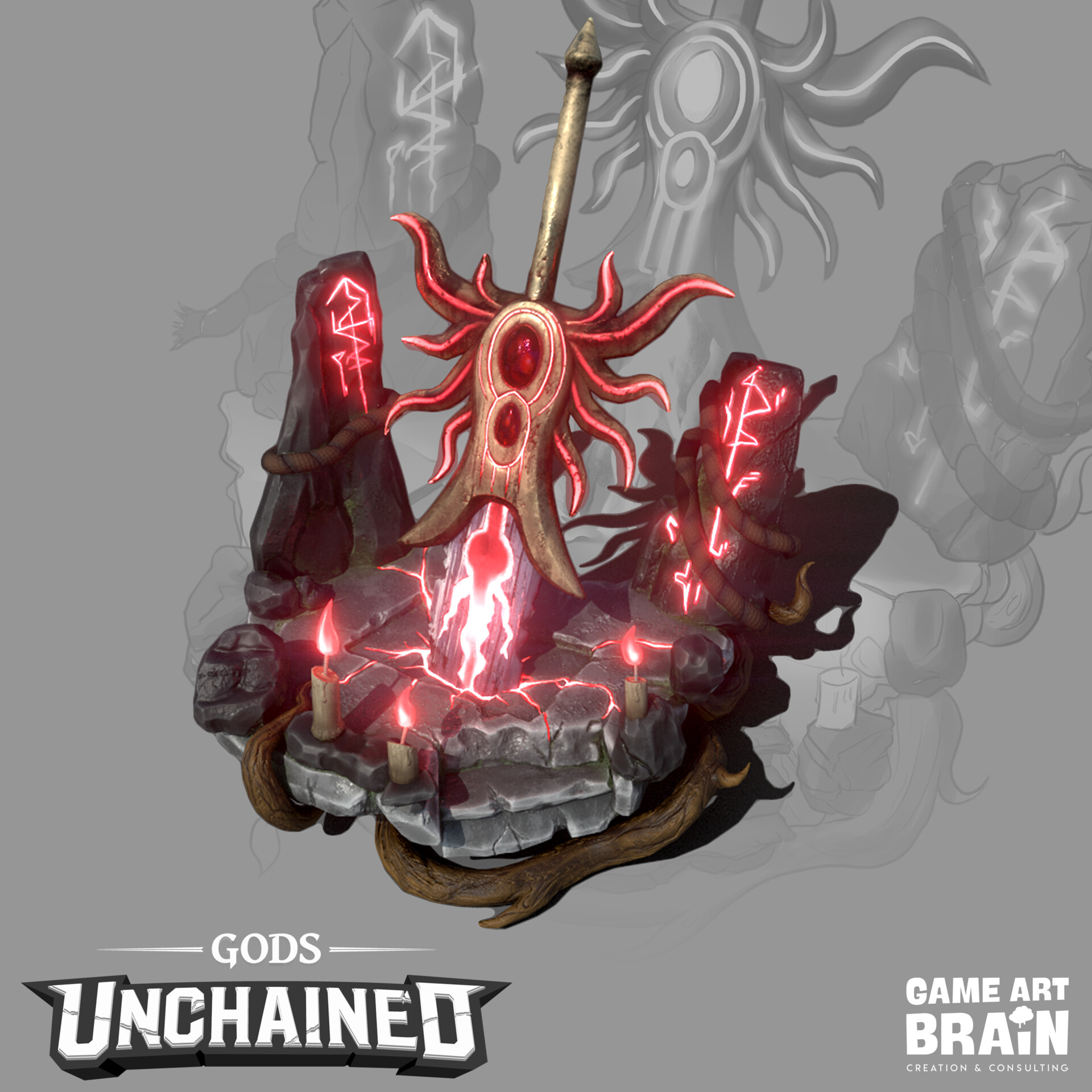 ArtStation - Thaeriel's Sword Trinket VFX Concept LVL 1&2