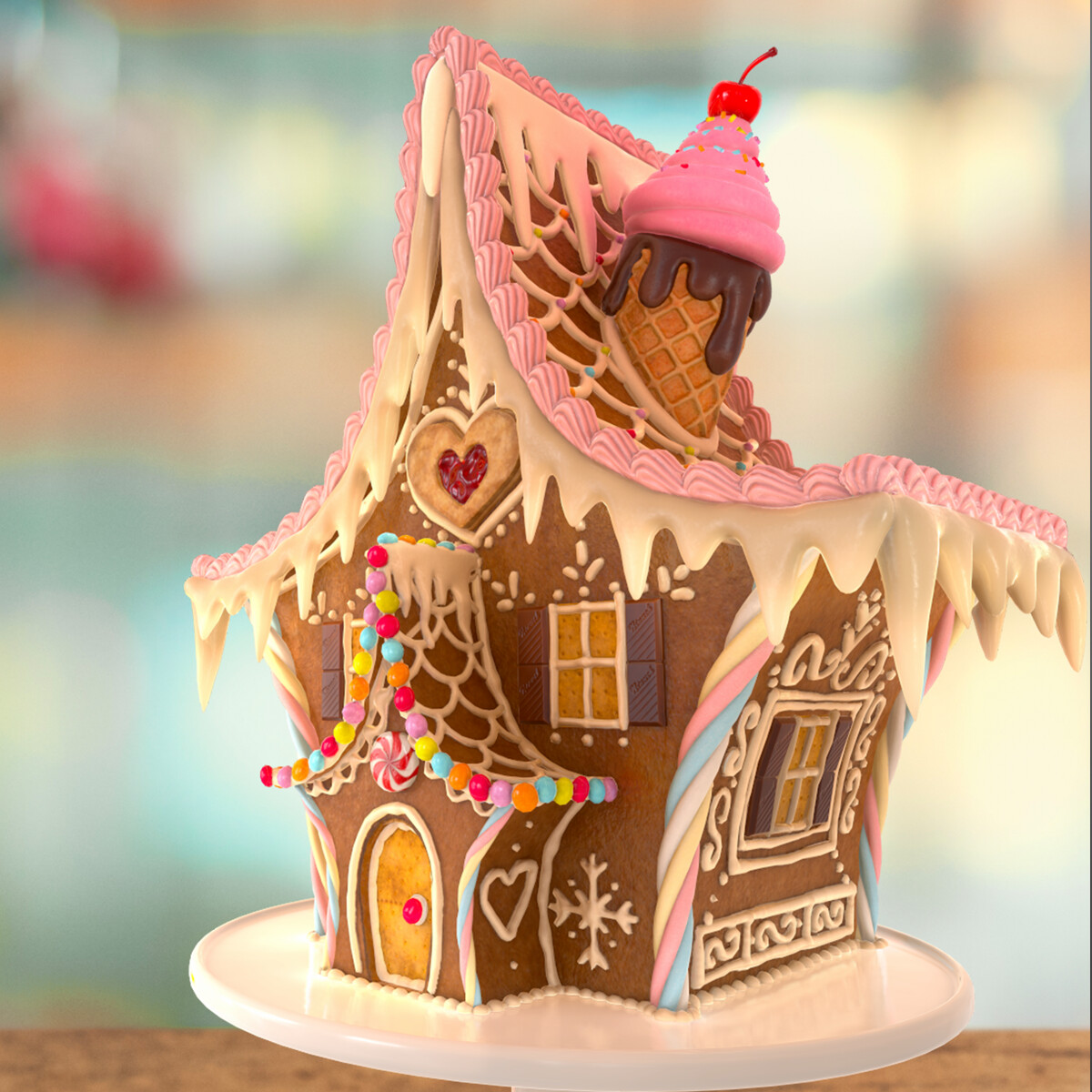 ArtStation - Gingerbread House