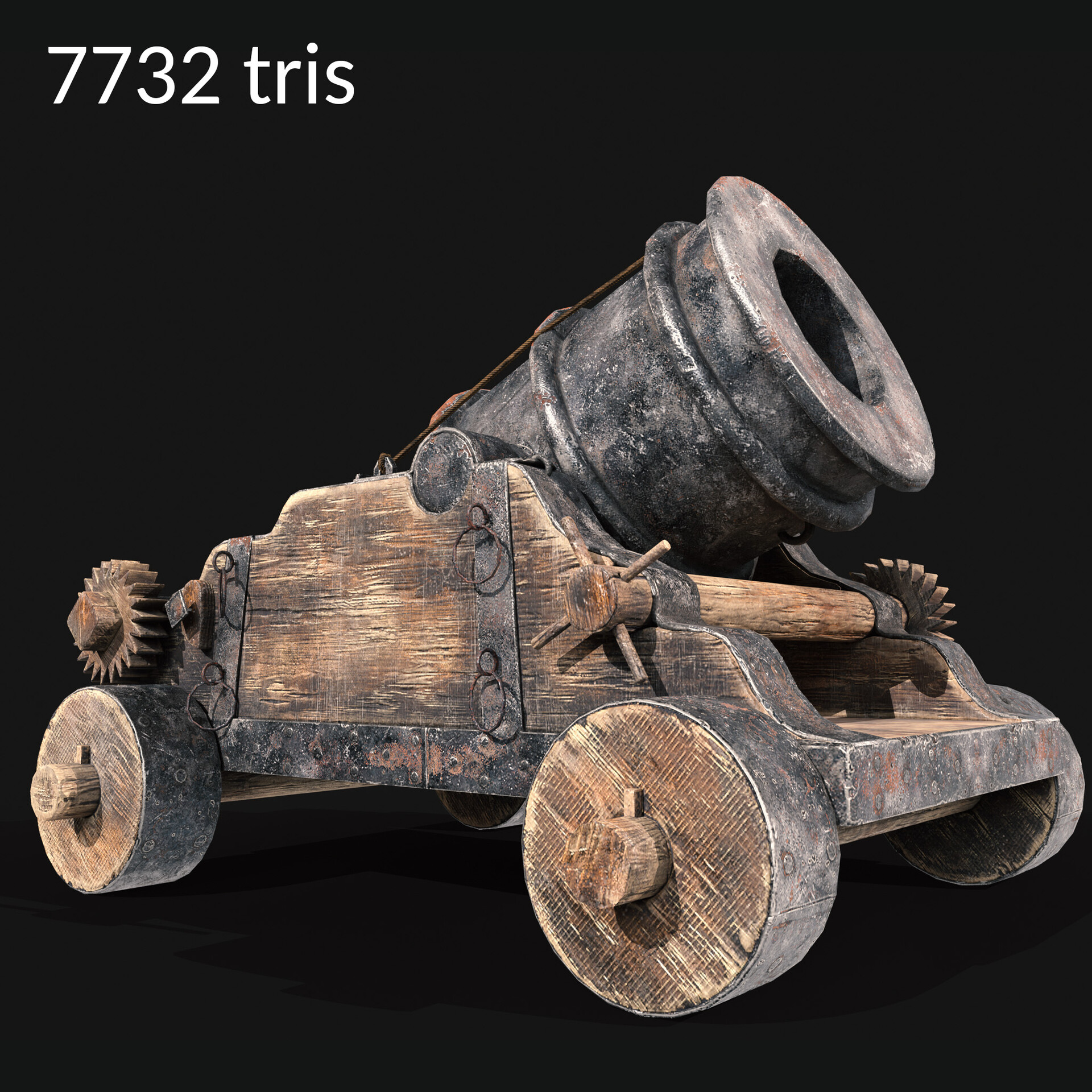 ArtStation - Ancient Mortar Game ready