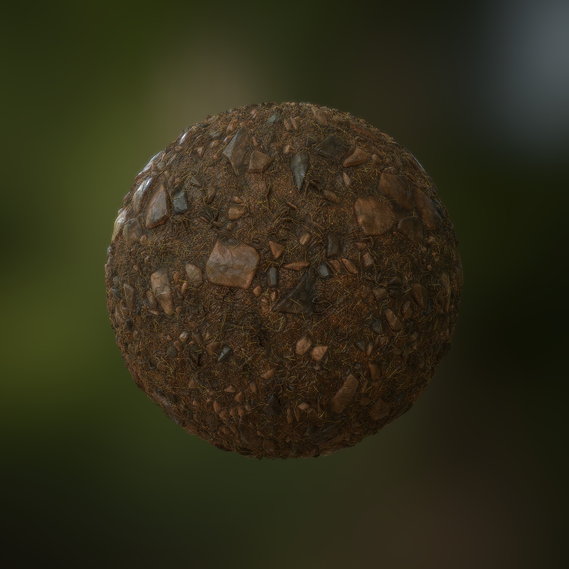 ArtStation - Ground stones PBR material