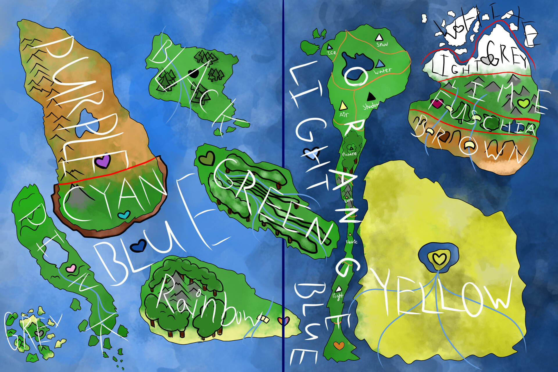ArtStation - Map of Ayuzuma