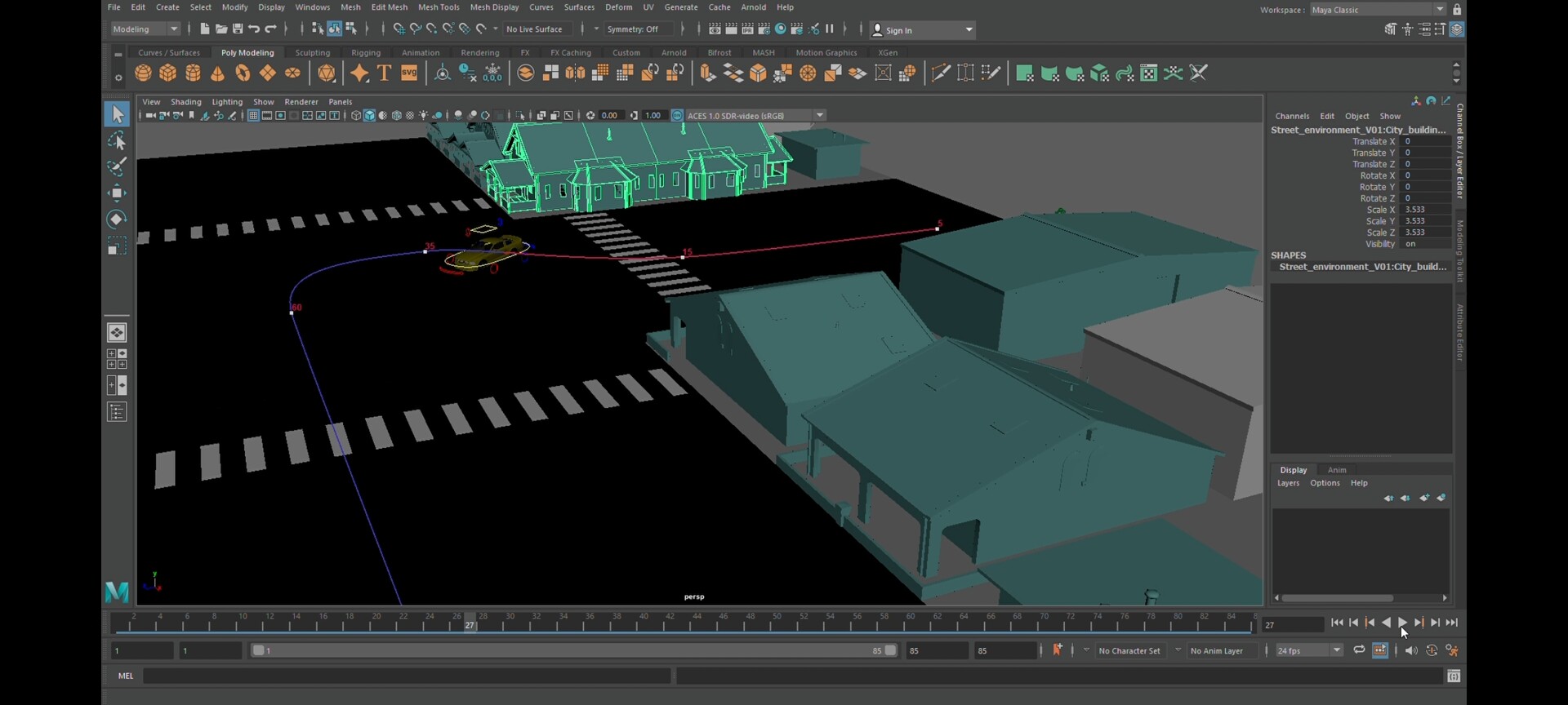 ArtStation - Car drift animation