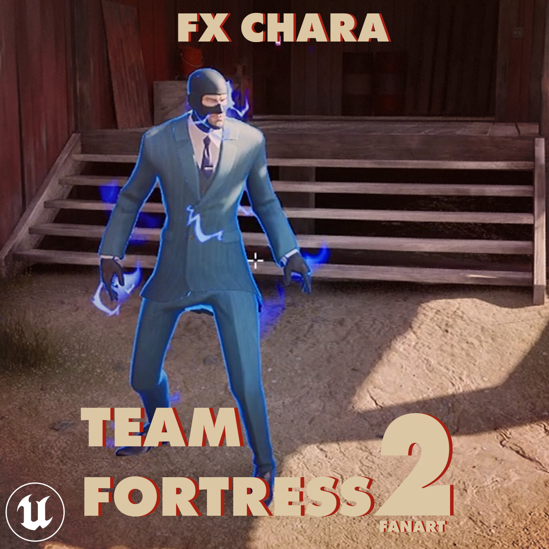 ArtStation - FX CHARA TF2 FANART [UE5]