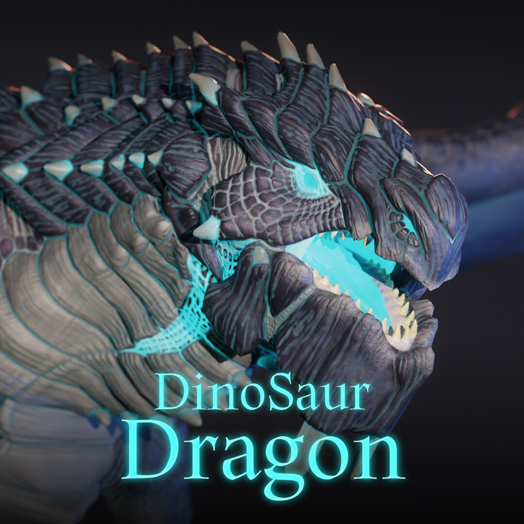 ArtStation - Tirados - Dinosour Dragon