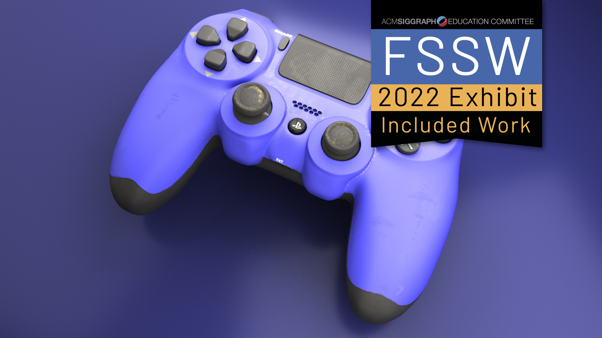 ArtStation - PS4 controller 3D model