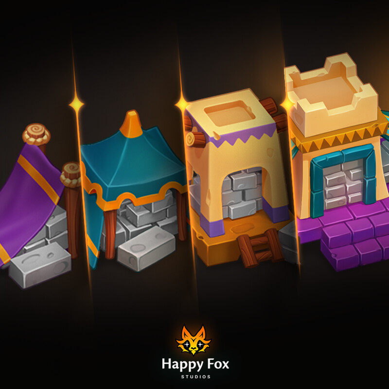 ArtStation - Game assets - Stone storage