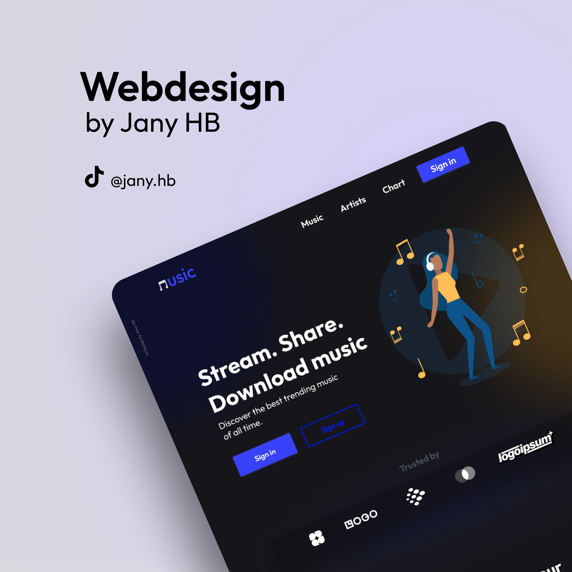 ArtStation - Music Streaming Platform - UI Design