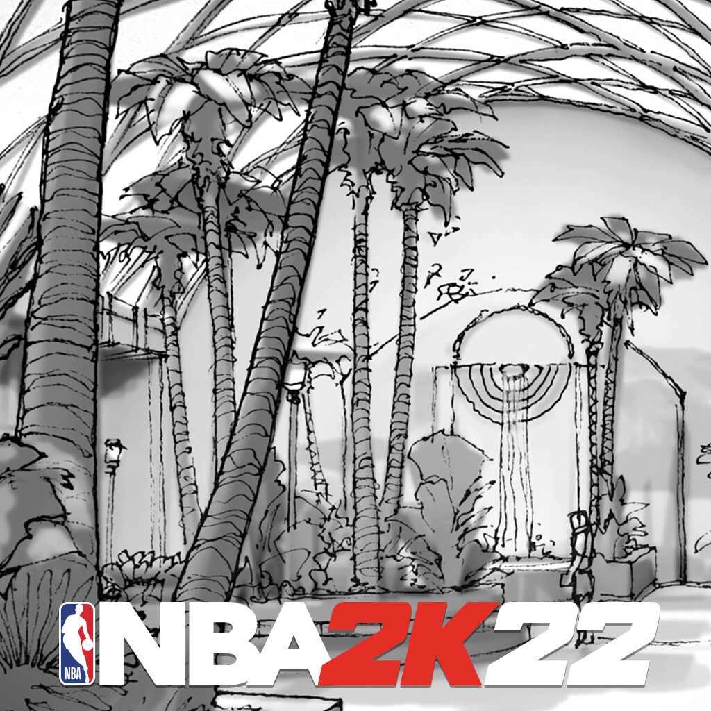 ArtStation - NBA2K22 Cancha del Mar