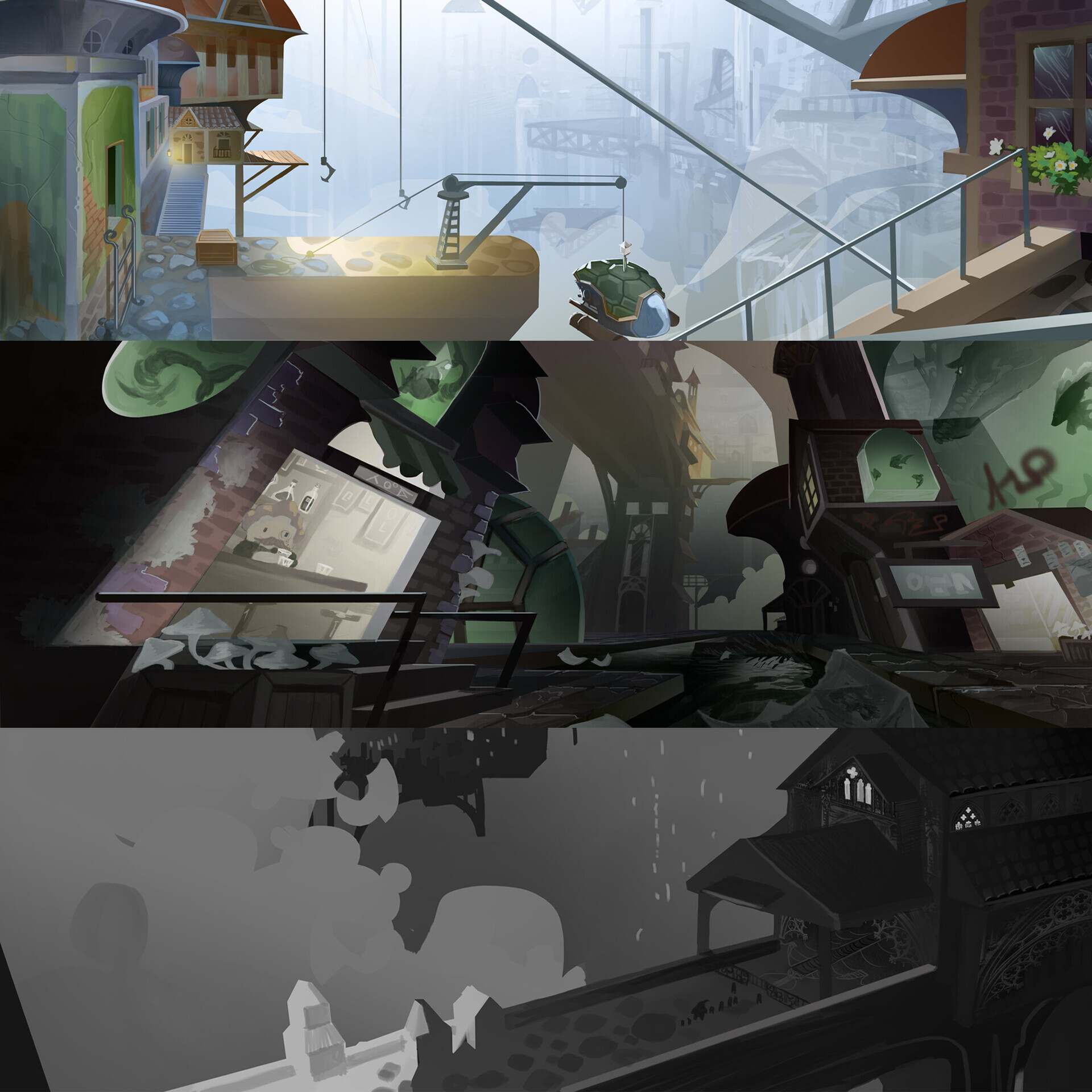 ArtStation - middle city, phase 3, primordialis dimensio