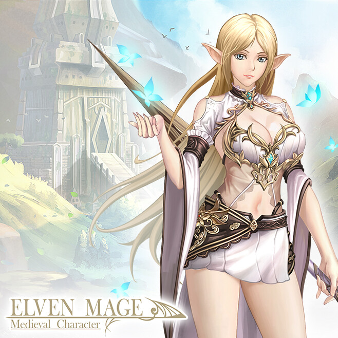 ArtStation - Elven Mage (Animation)