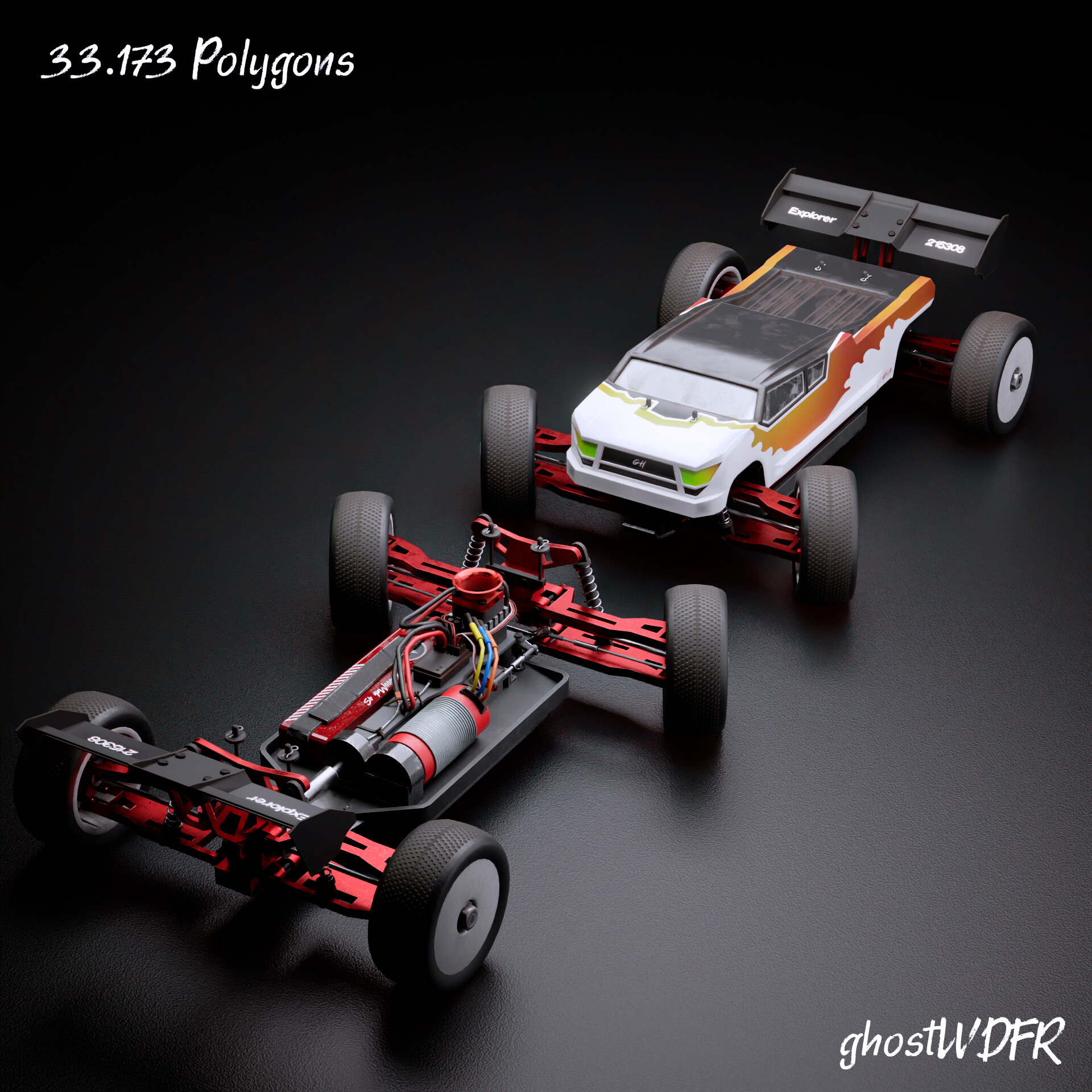 ArtStation - RC Car classified as "Truggy"