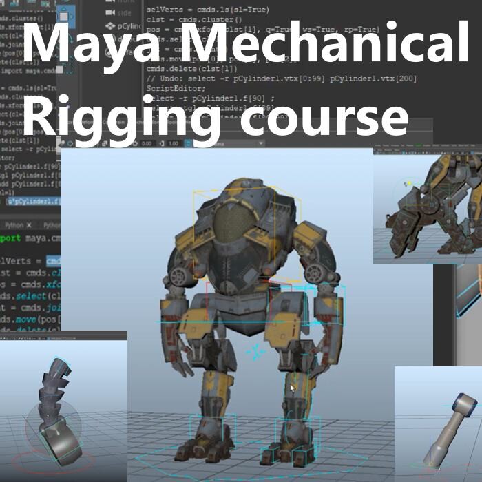 ArtStation - Maya Mechanical Rigging Course