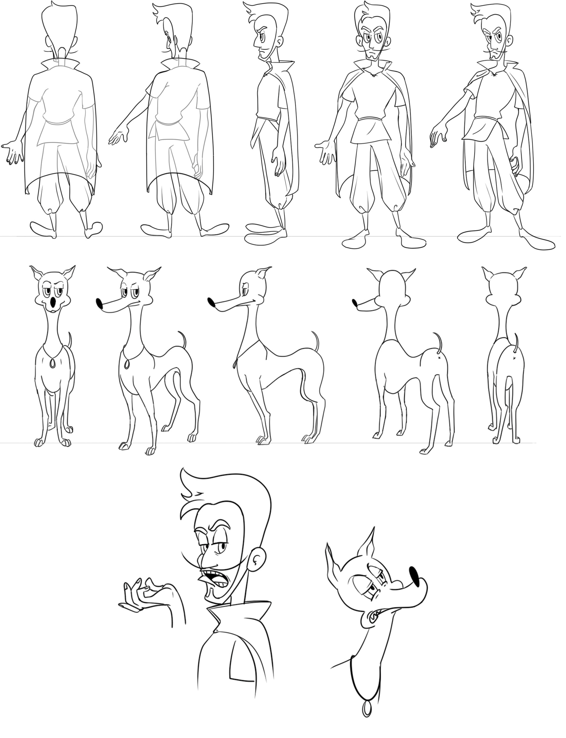 ArtStation - Character design cartoon and UPA style