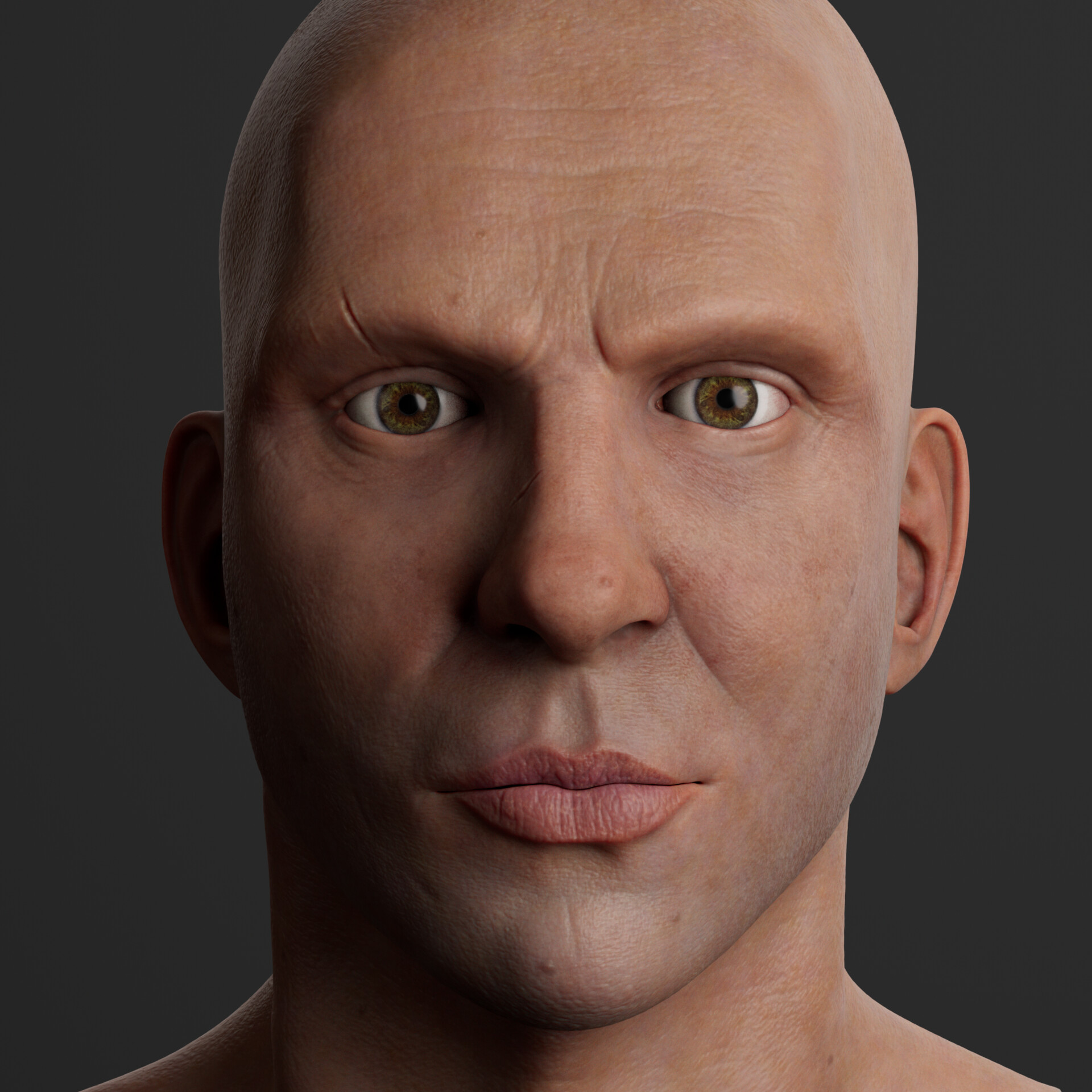 ArtStation - Realistic Human Head