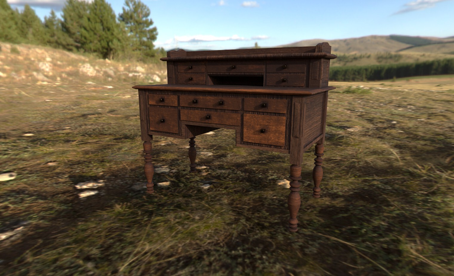 ArtStation - Writing Desk