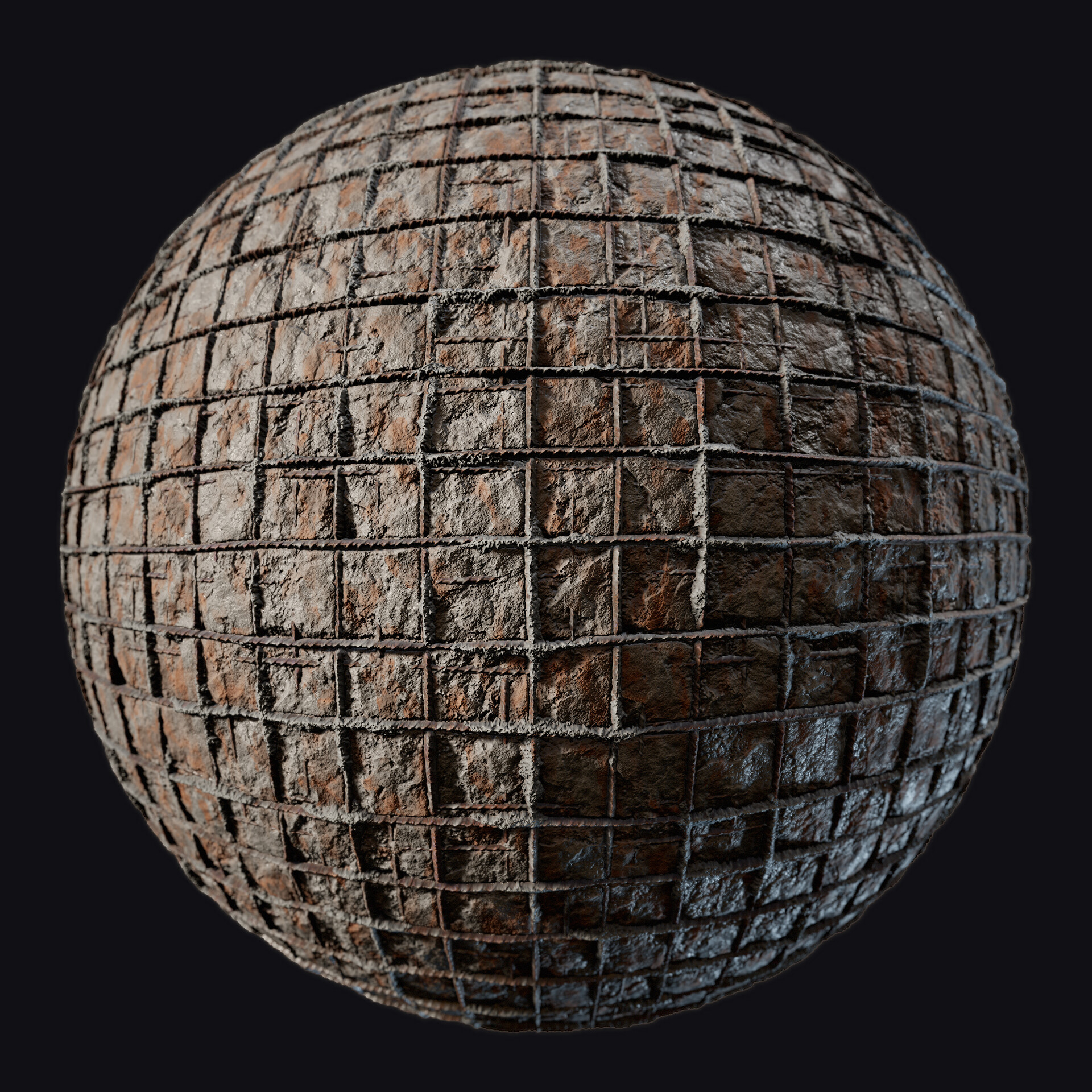ArtStation - Exposed Rebar Material Study