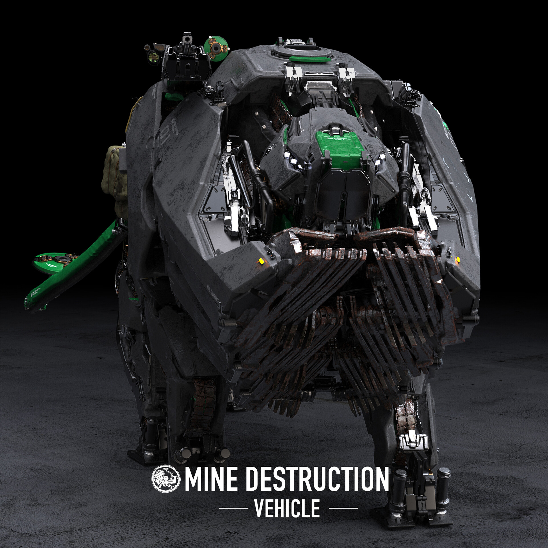 ArtStation - 排爆剑齿虎 EOD Saber-toothed Tiger