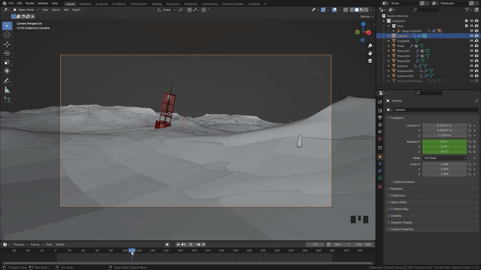 ArtStation - Lost in Ocean || 3D camera Animation - Game Environment