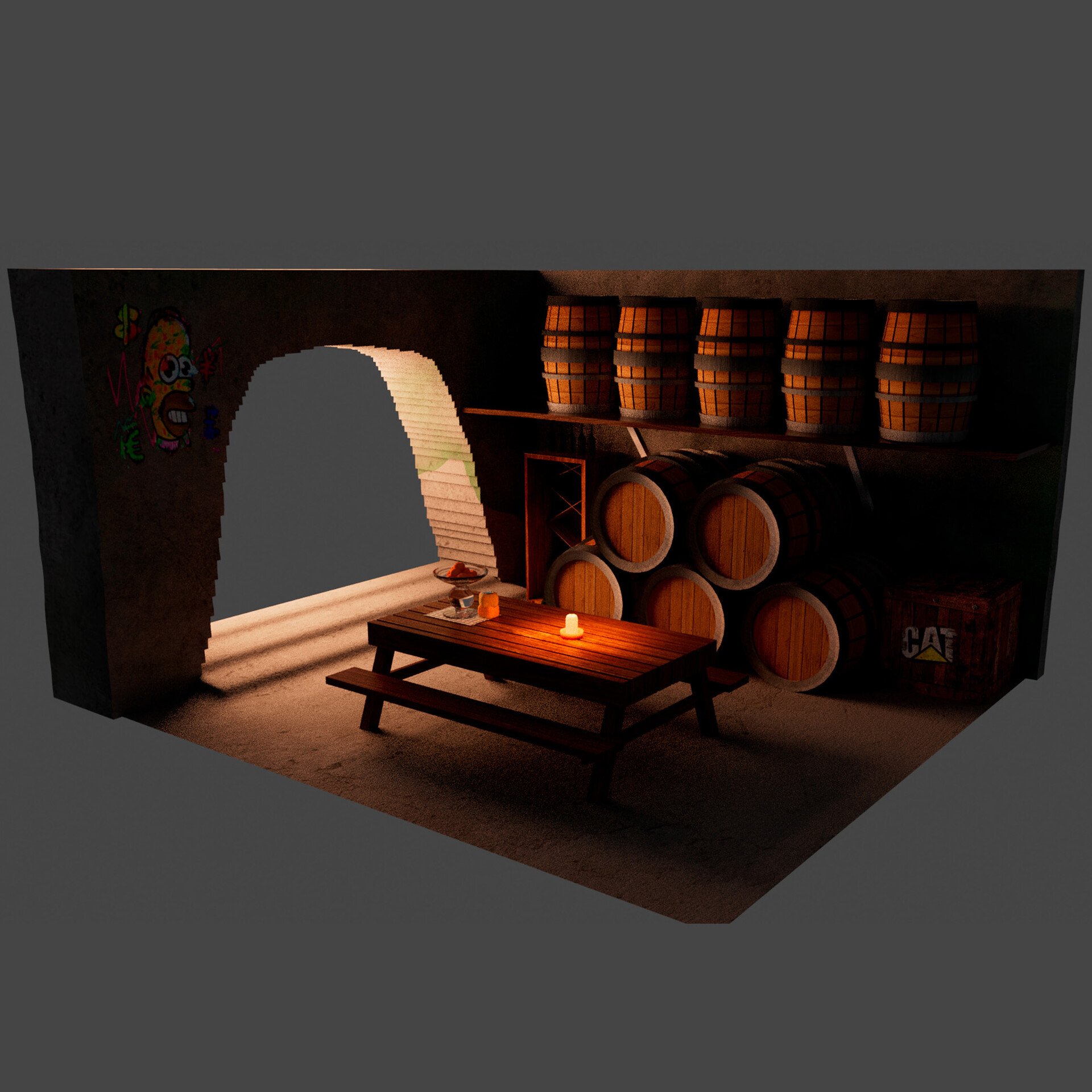 ArtStation - 3D Texturing and Lighting Practice