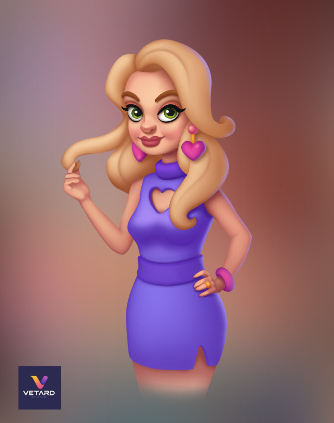 ArtStation - Blondie Chic Character